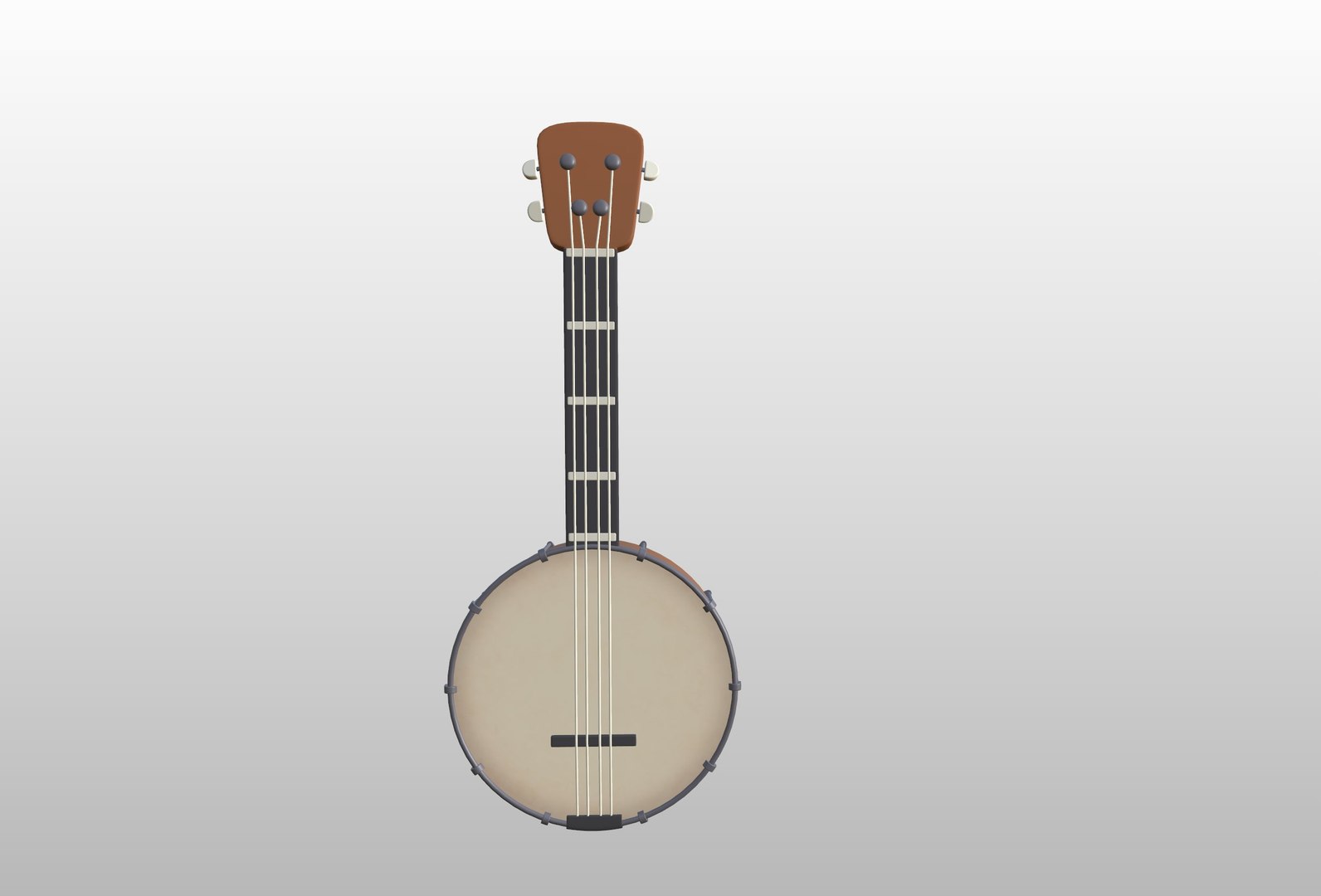Cartoon Banjo 3D - TurboSquid 2226791