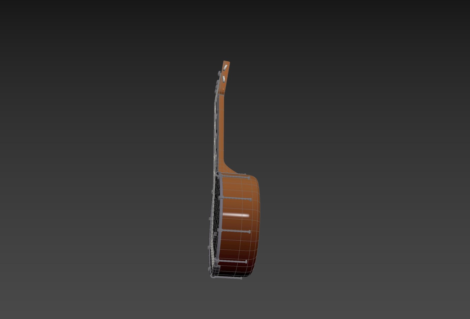 Cartoon Banjo 3D - TurboSquid 2226791