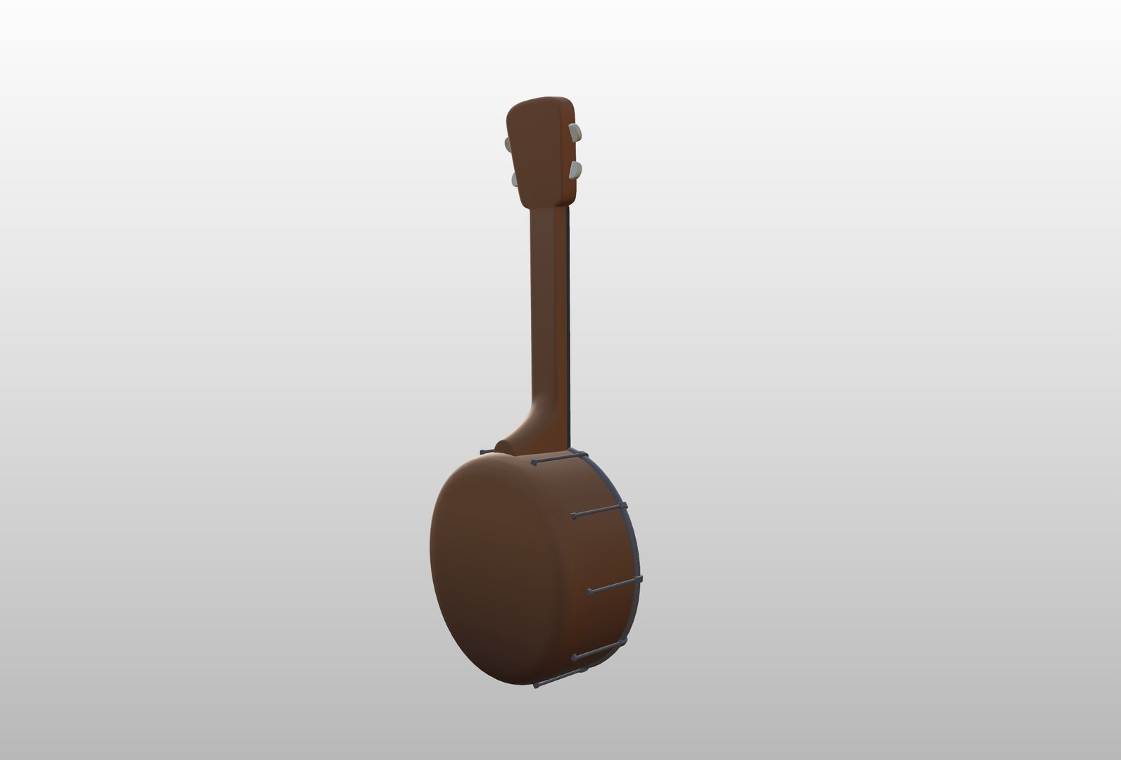 Cartoon Banjo 3D - TurboSquid 2226791