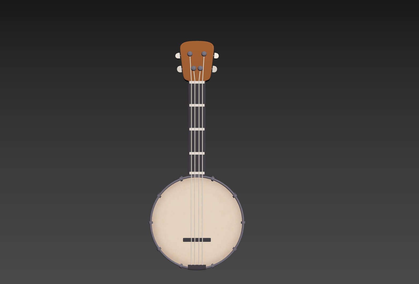 Cartoon Banjo 3D - TurboSquid 2226791