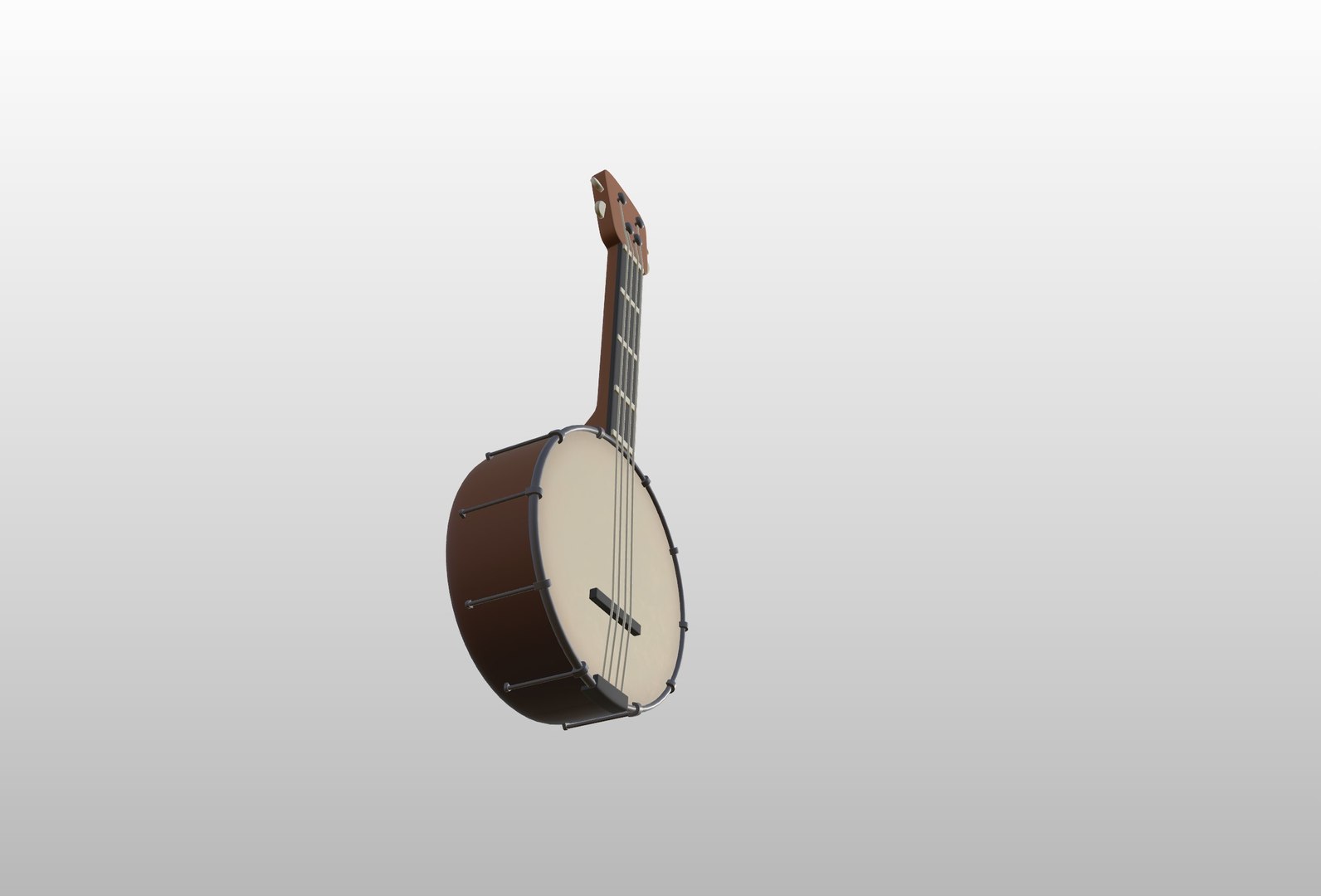Cartoon Banjo 3D - TurboSquid 2226791