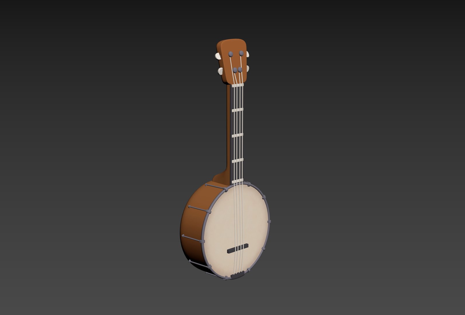Cartoon Banjo 3D - TurboSquid 2226791