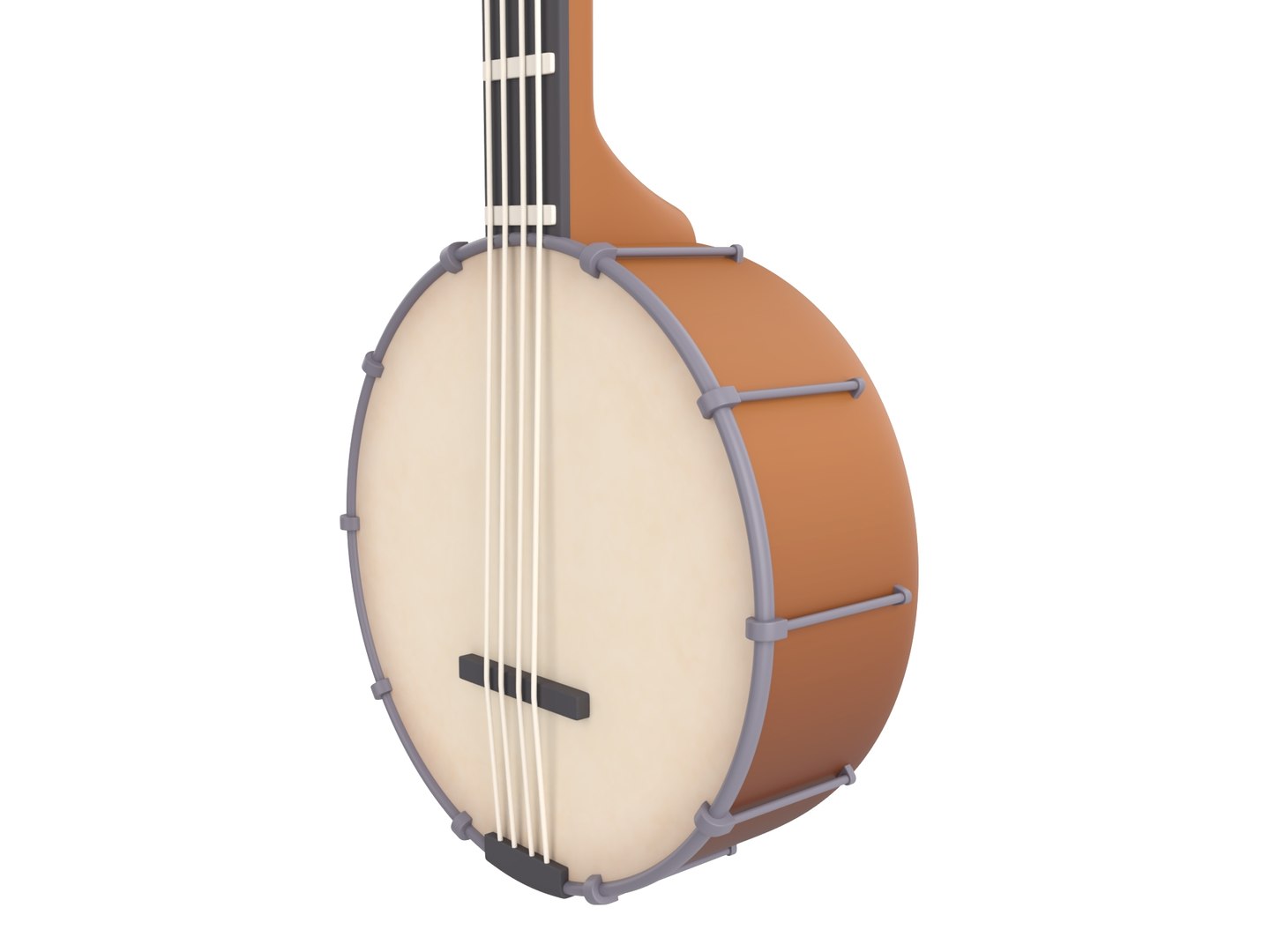 Cartoon Banjo 3D - TurboSquid 2226791