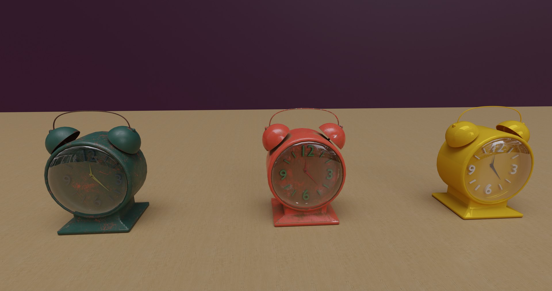 3D TABLE CLOCK Model - TurboSquid 2080797
