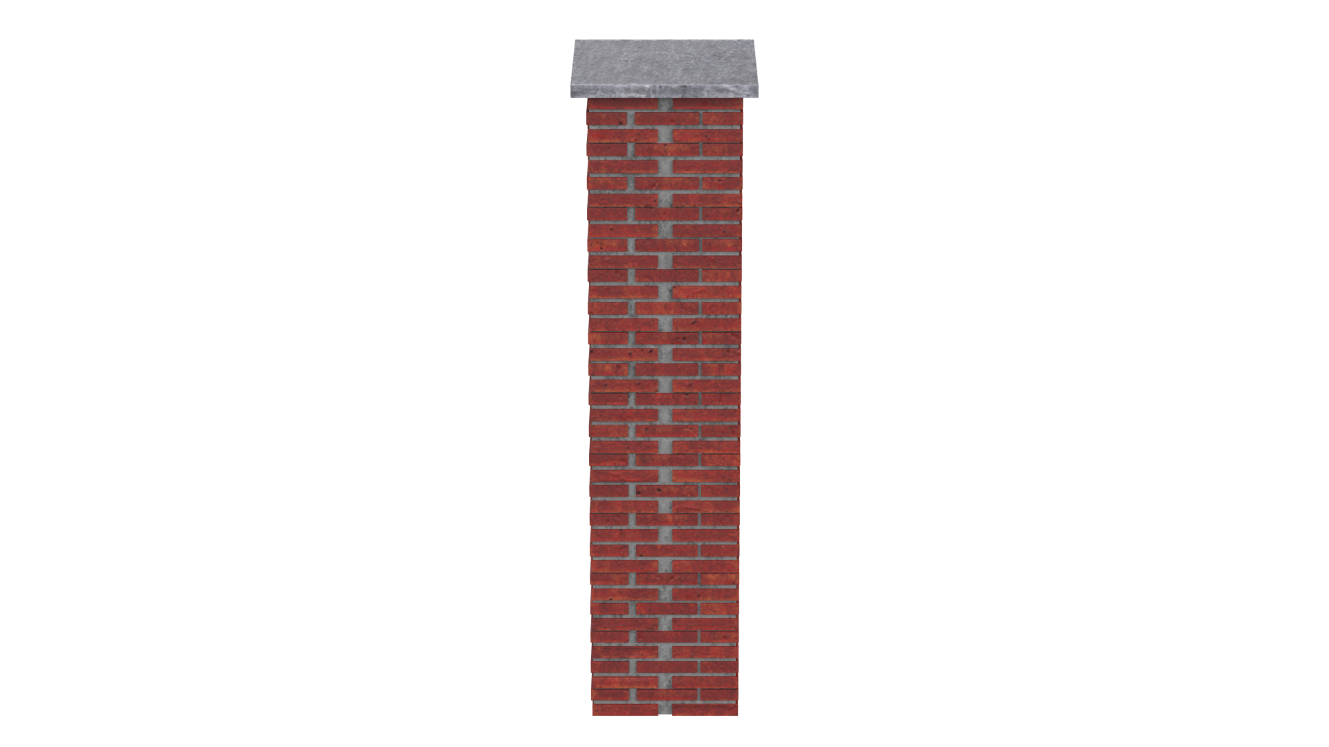 3D Brick Pillar Model - TurboSquid 1719239