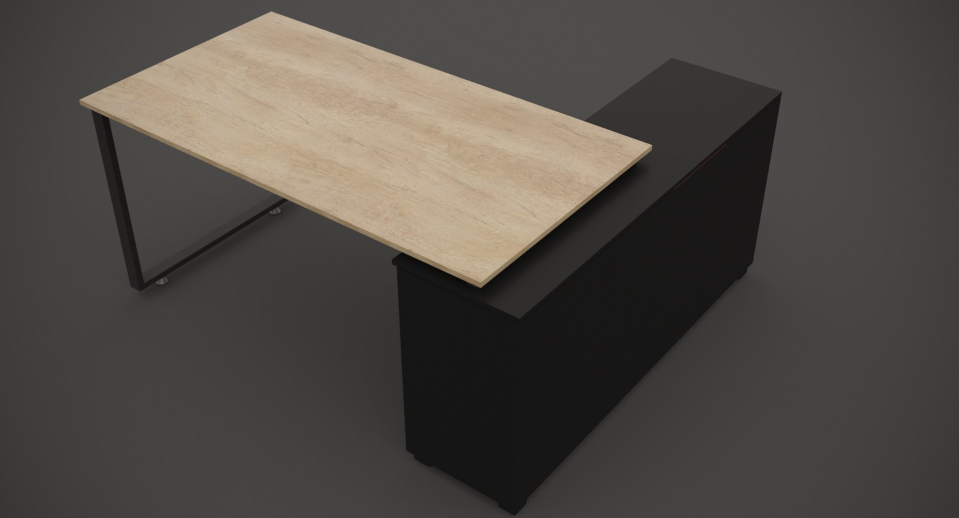 3D Official Desk Model - TurboSquid 1304724