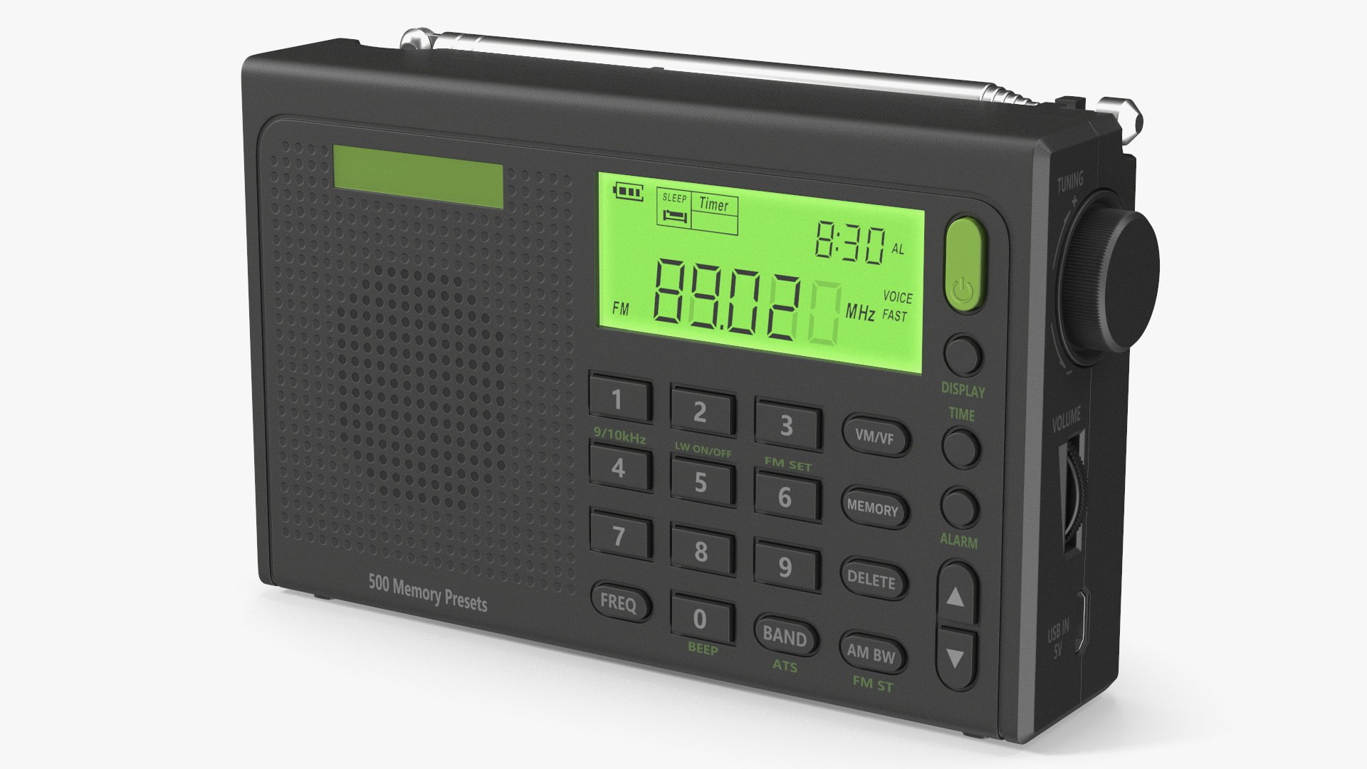Handheld Shortwave Radio With Display Model - TurboSquid 2427610