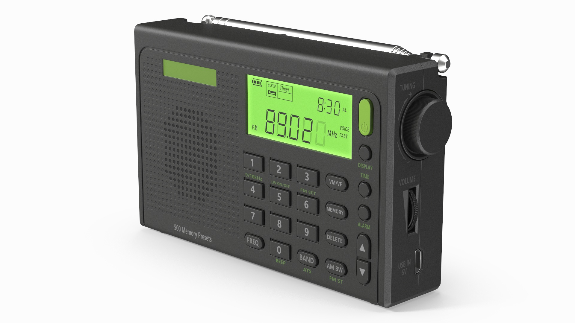 Handheld Shortwave Radio With Display Model - TurboSquid 2427610