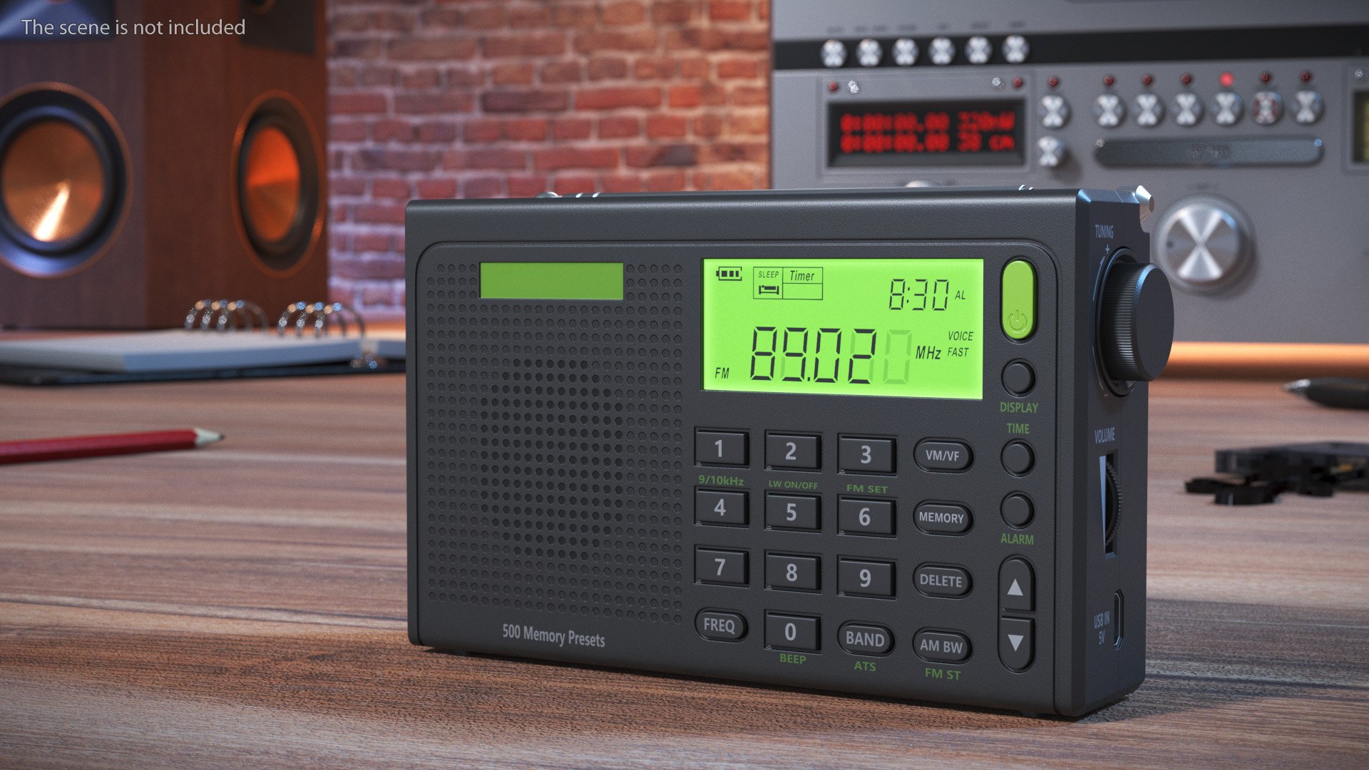 Handheld Shortwave Radio With Display Model - TurboSquid 2427610