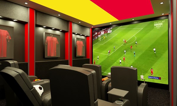 Home Cinema Football Team Concept 3D - TurboSquid 1754811
