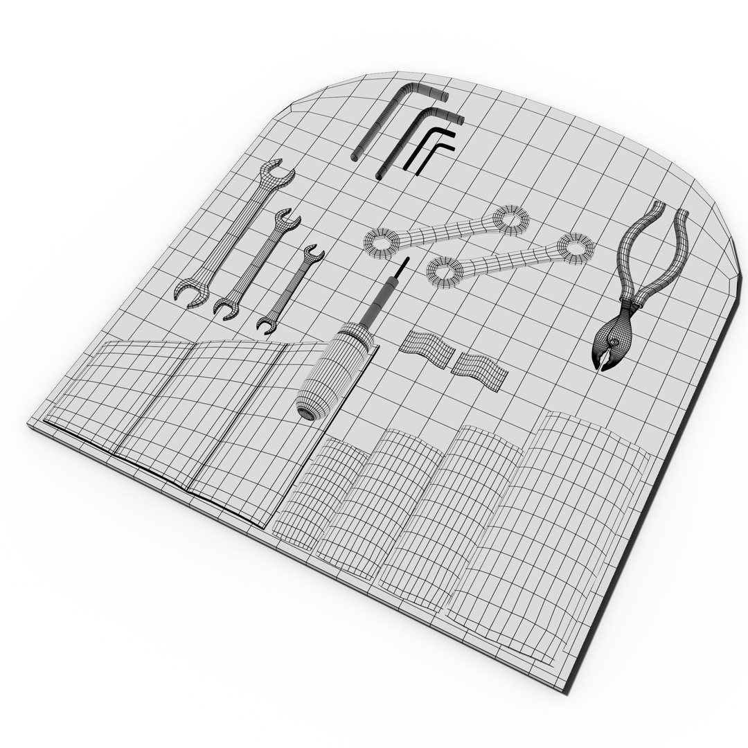 3D Toolkit Set Model - TurboSquid 2090408