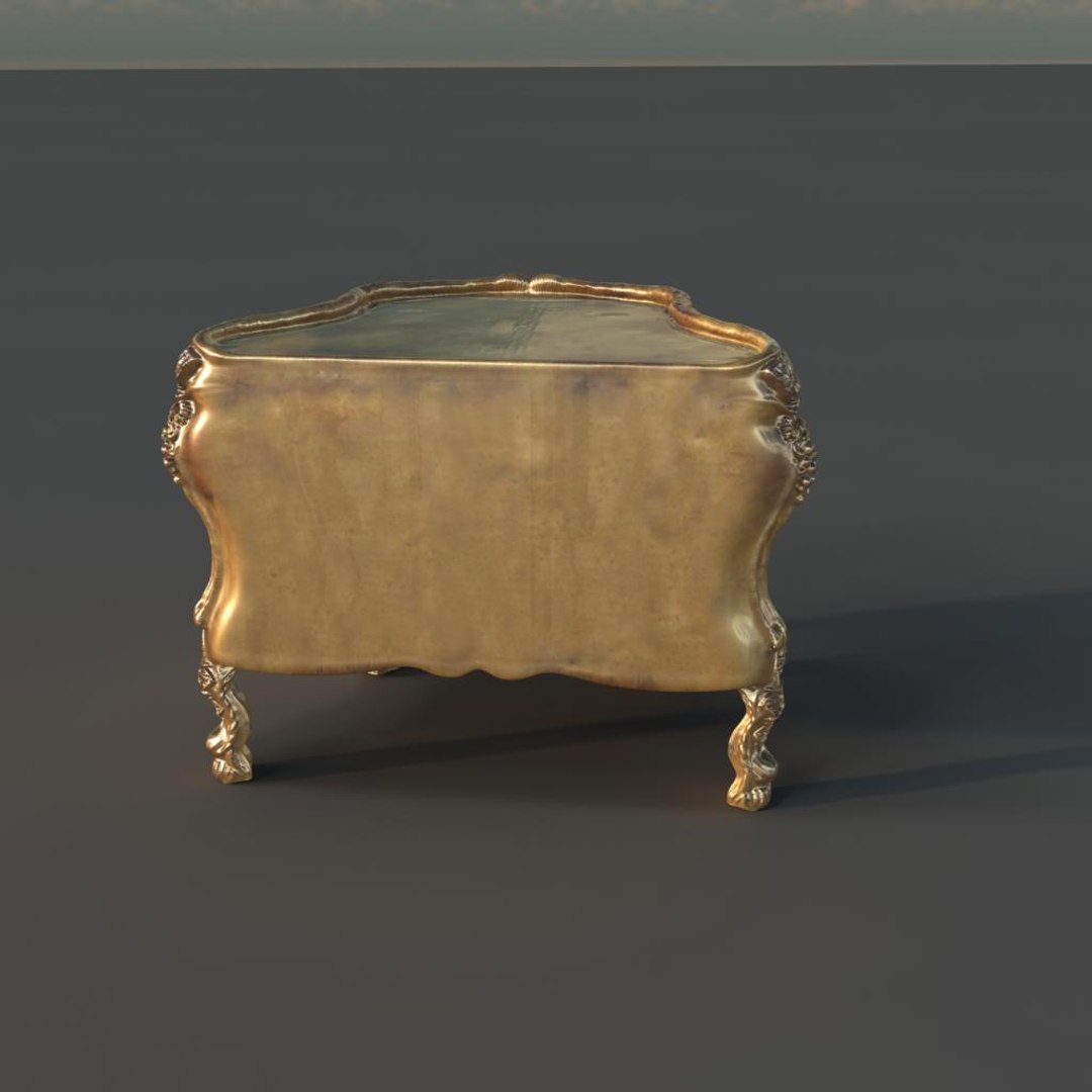 3d Gold Royal Desk