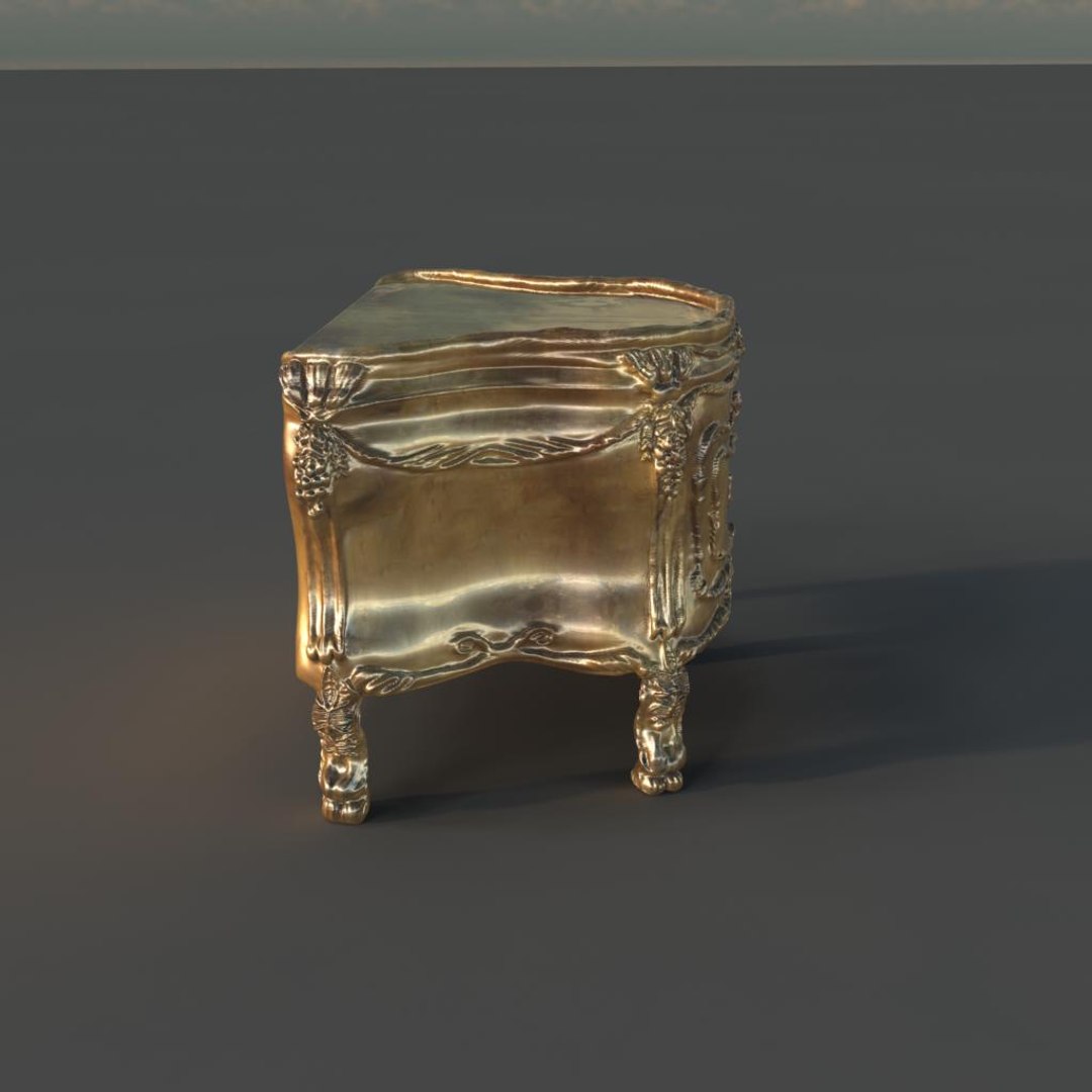 3d Gold Royal Desk