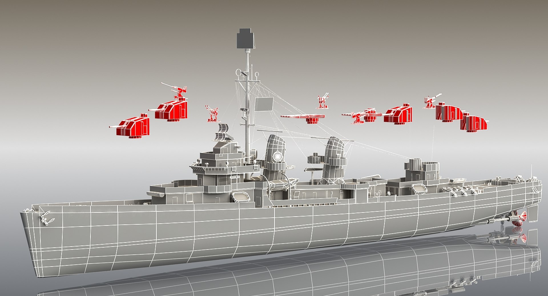 3D model devil uss melvin dd - TurboSquid 1222952