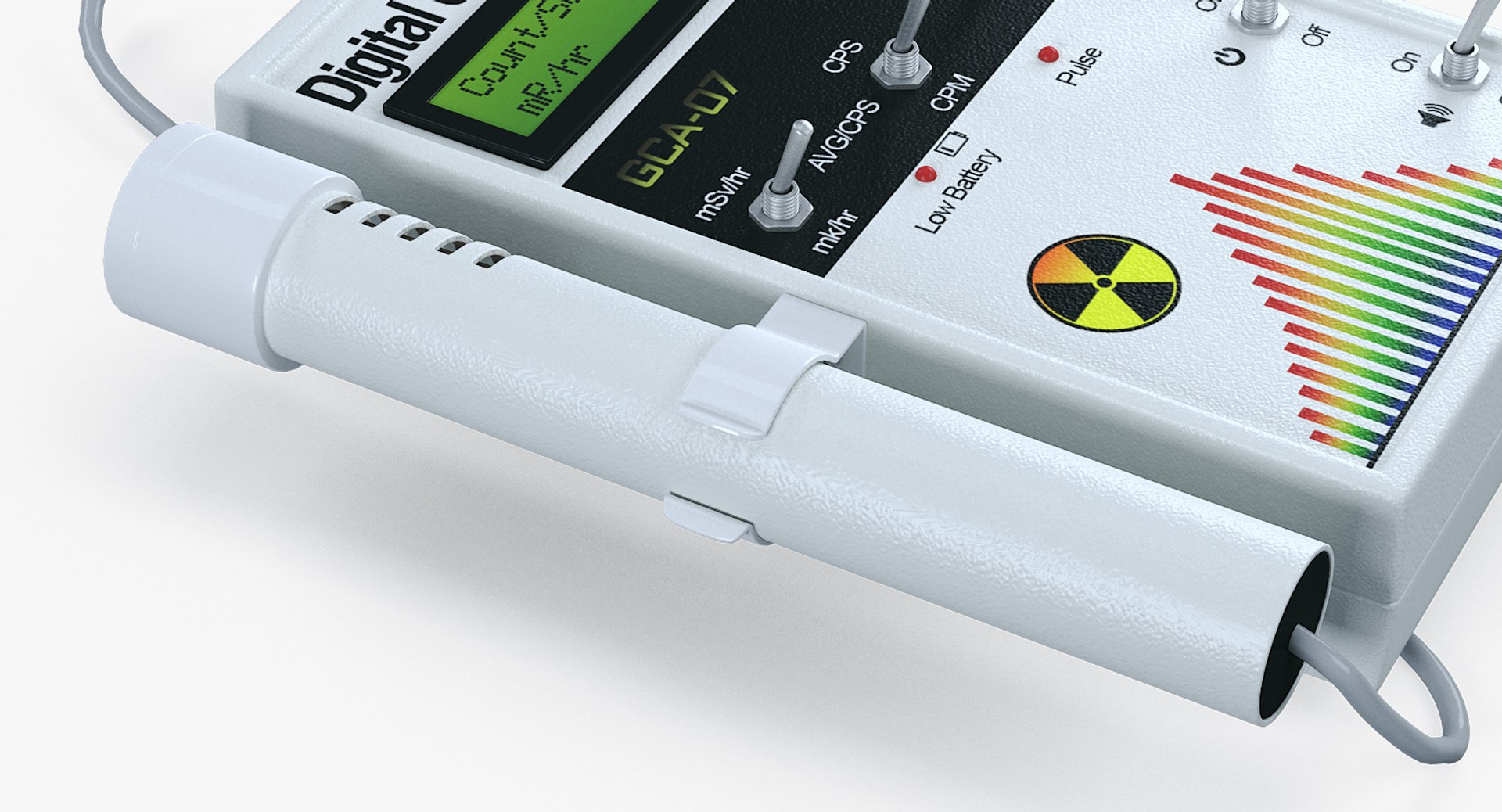 Digital Geiger Counter External Model - TurboSquid 1440806