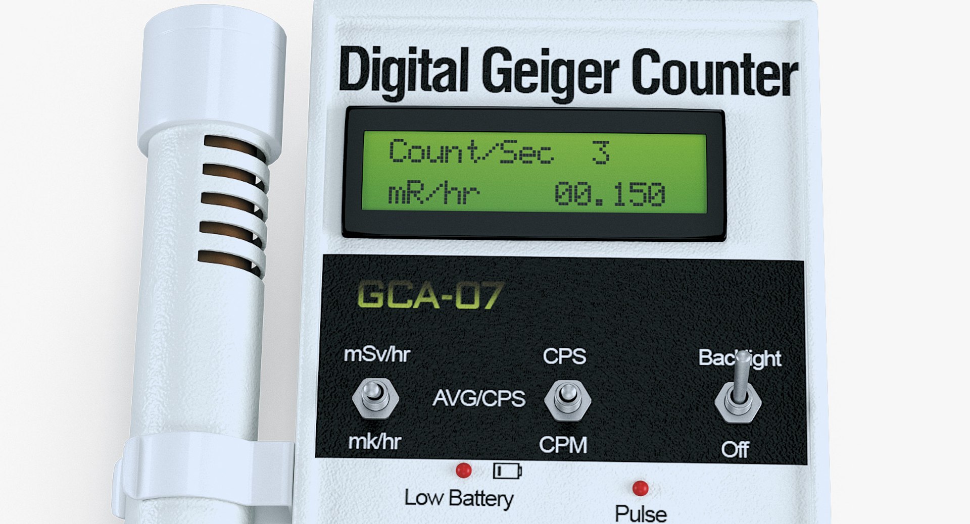 Digital Geiger Counter External Model - TurboSquid 1440806