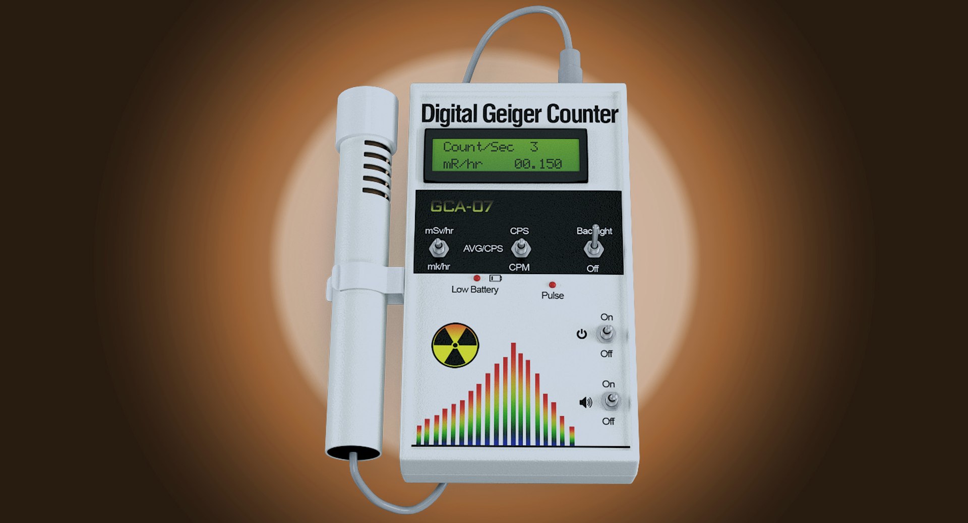 Digital Geiger Counter External Model - TurboSquid 1440806