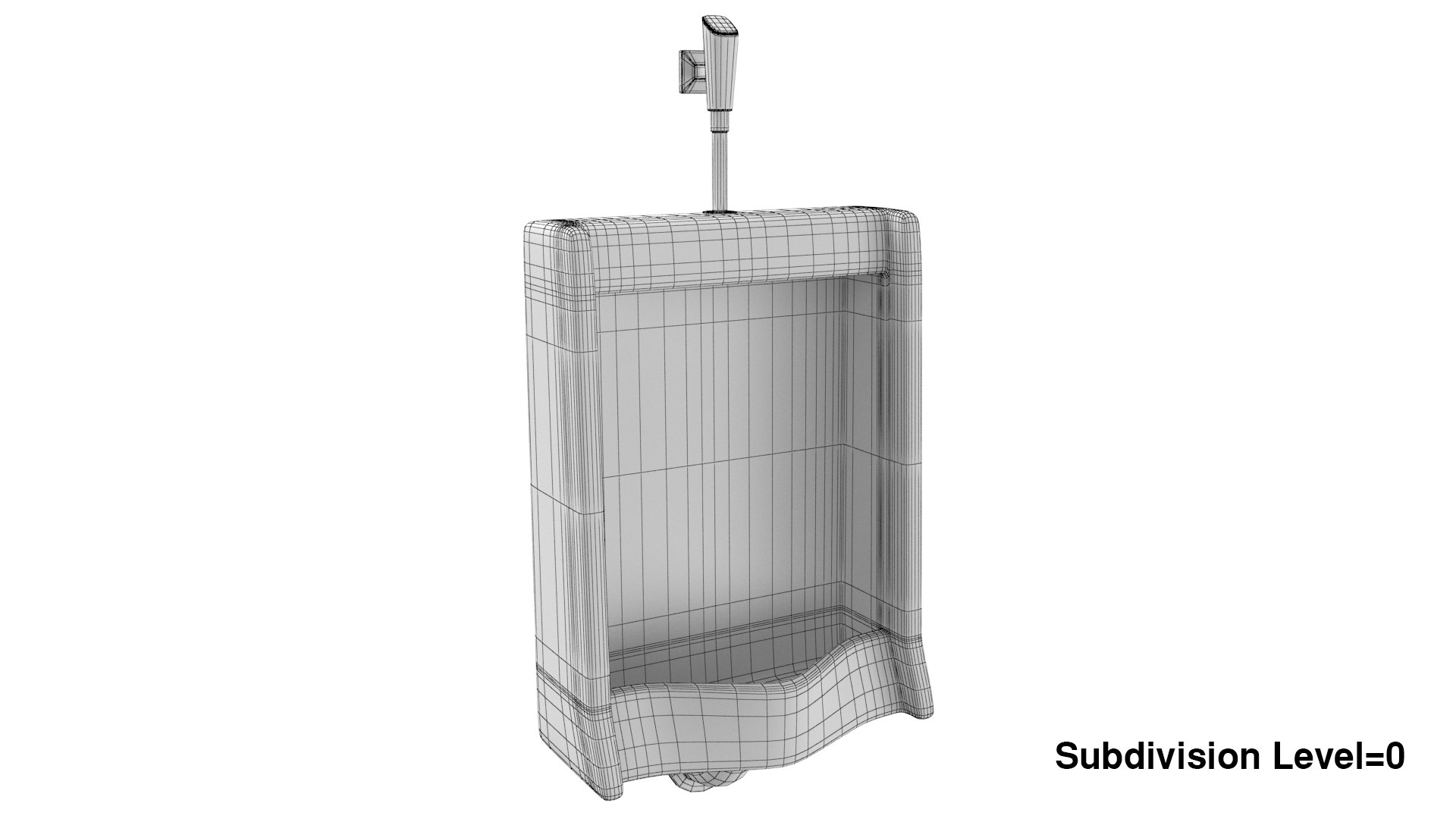 3D Model Urinal Fixture - TurboSquid 1508691