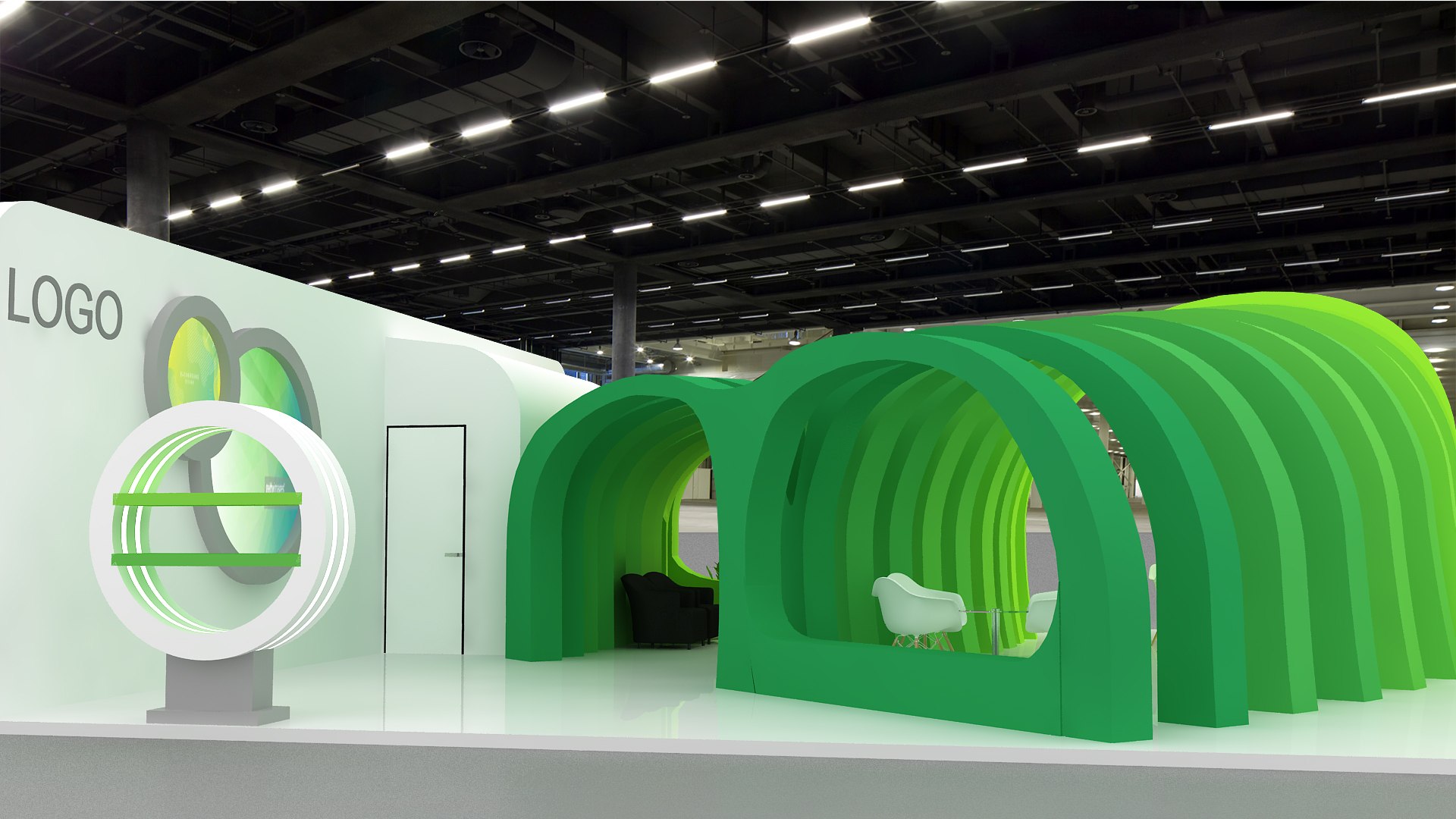 3D Exhibition Design Model - TurboSquid 2154443