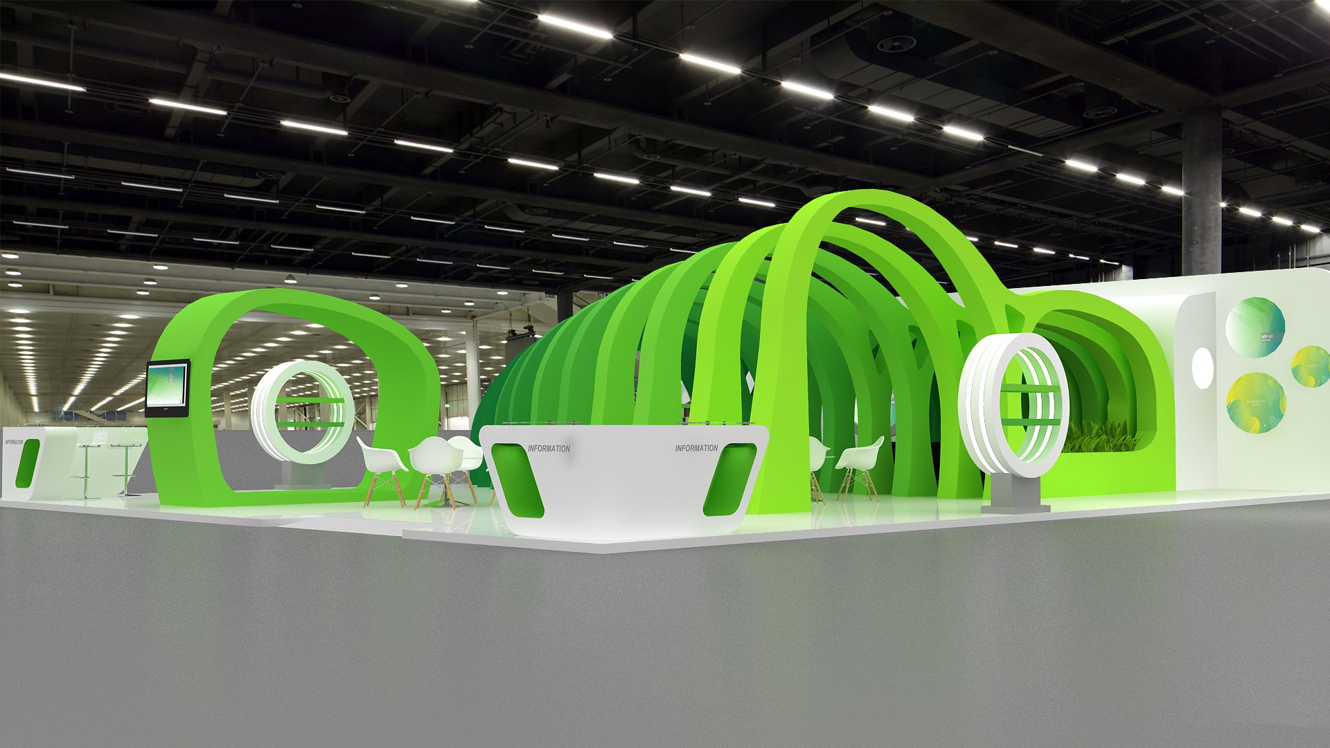 3D Exhibition Design Model - TurboSquid 2154443