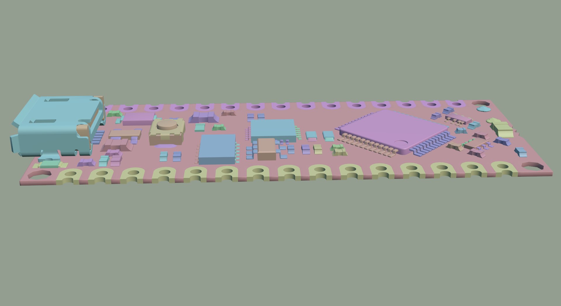 3D Arduino Nano - TurboSquid 1513040