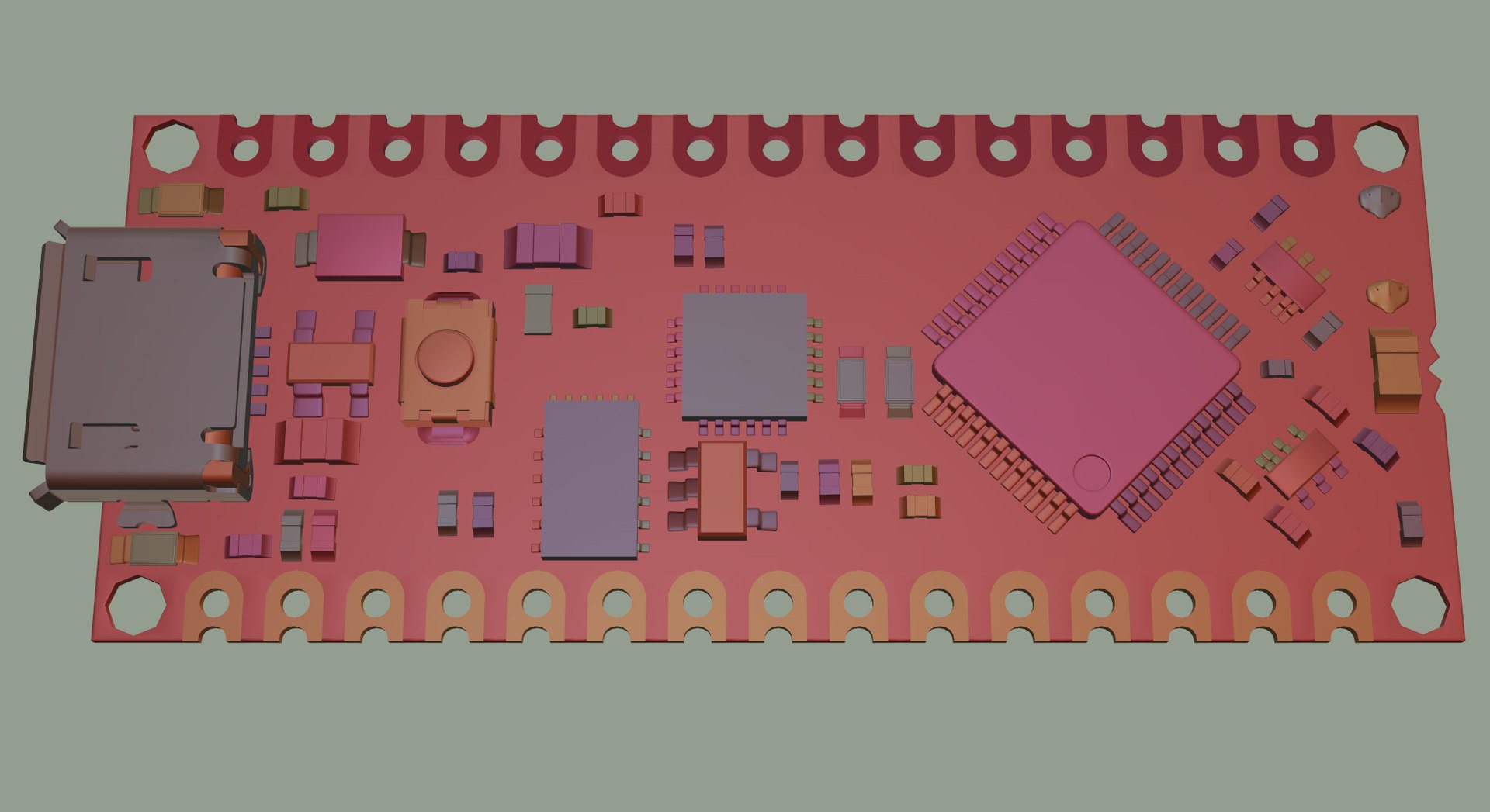 3D Arduino Nano - TurboSquid 1513040