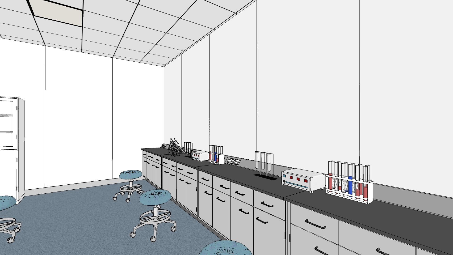 Laboratory 3D Model - TurboSquid 1988738