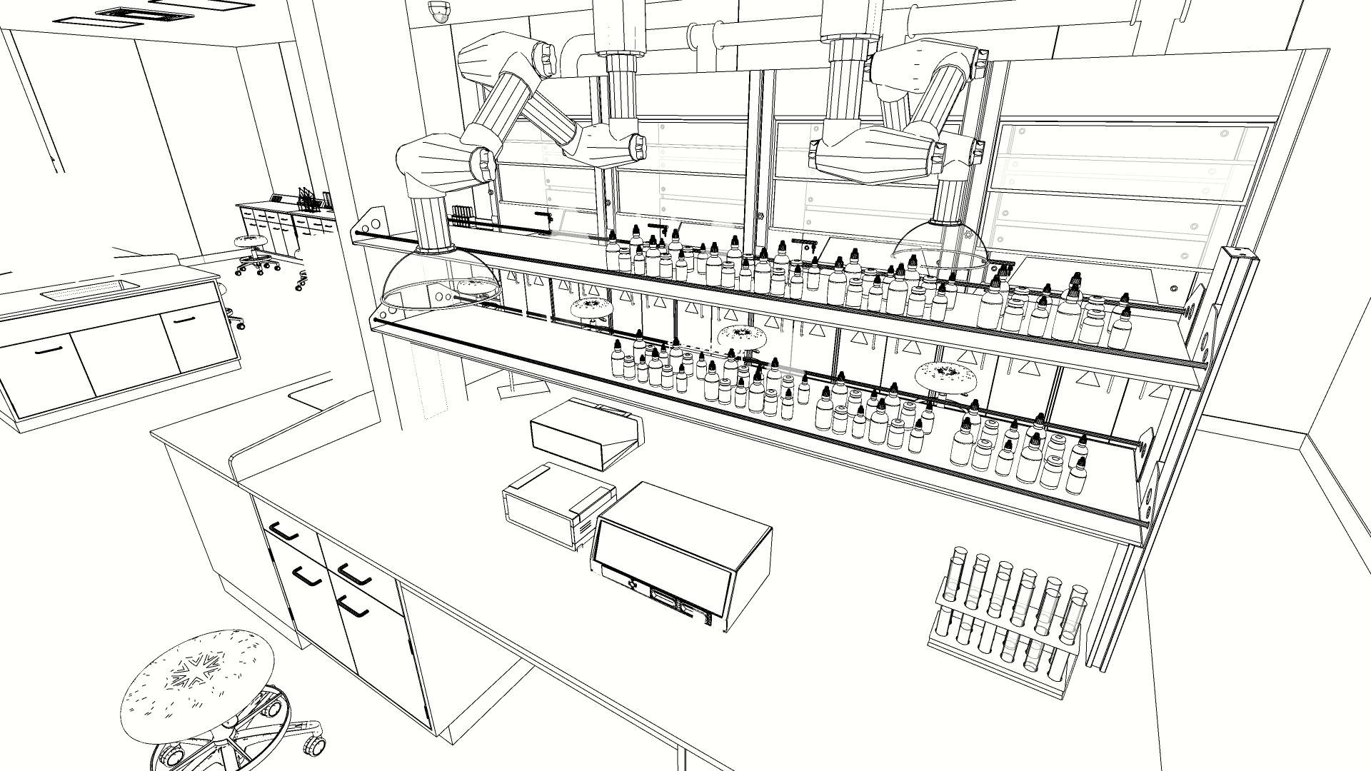 Laboratory 3D Model - TurboSquid 1988738