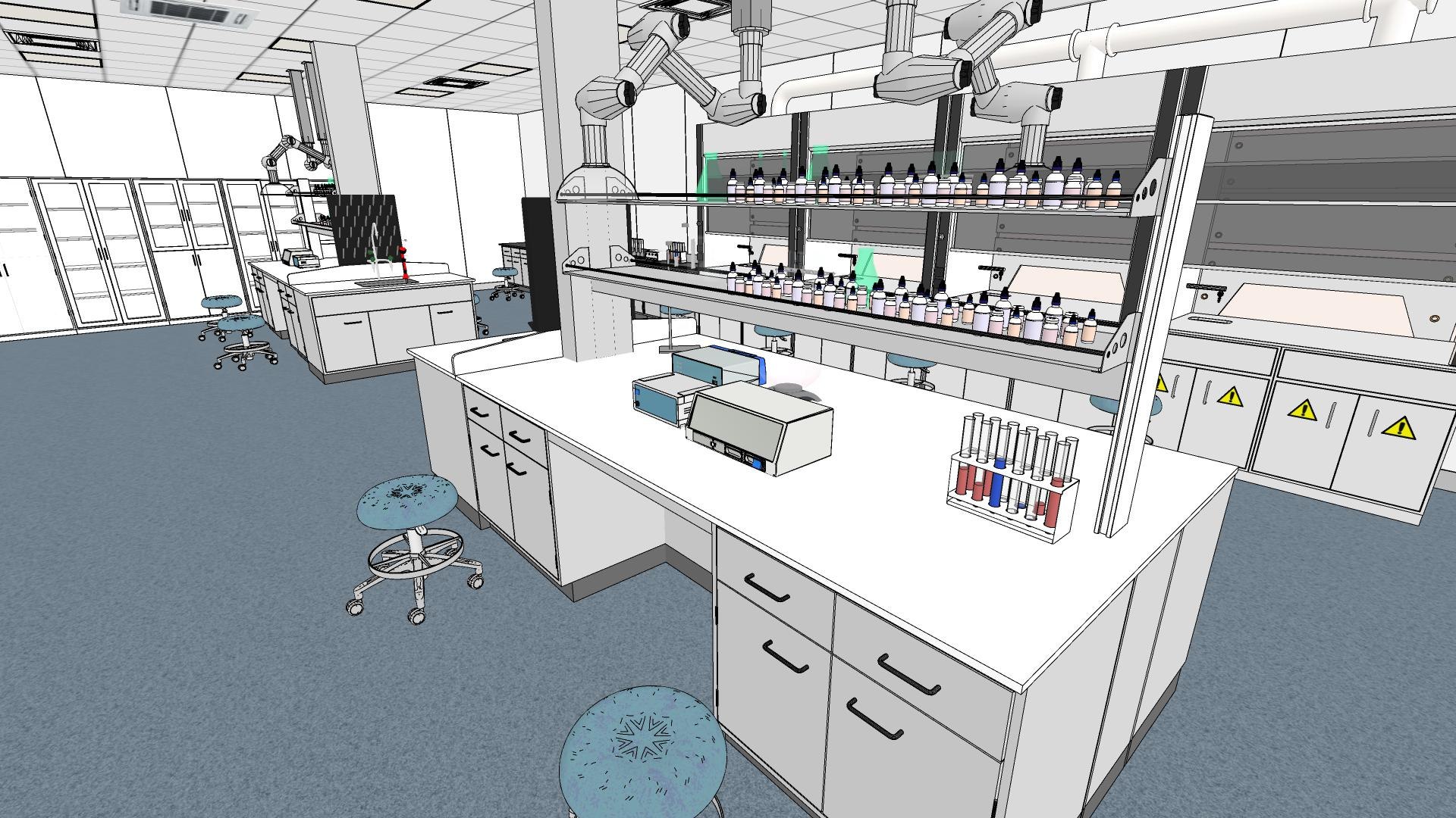 Laboratory 3D Model - TurboSquid 1988738