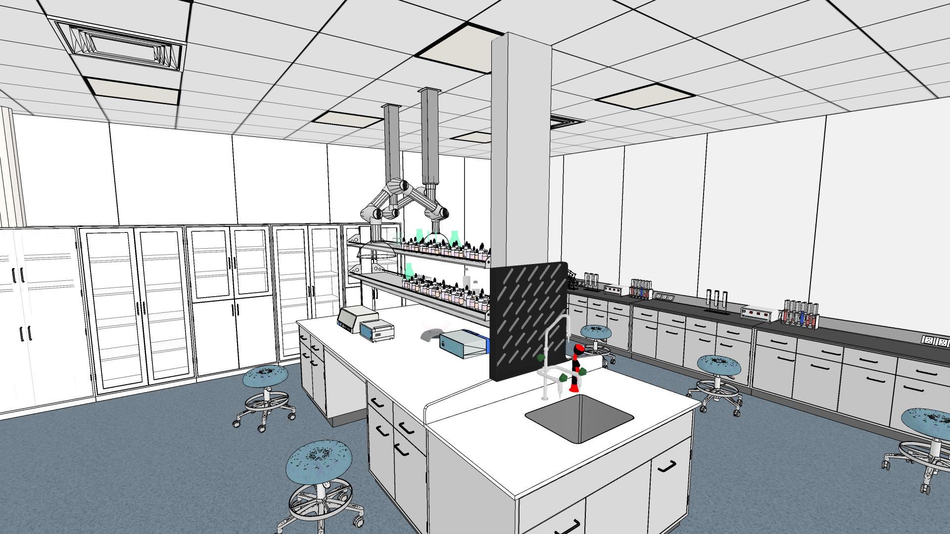 Laboratory 3D Model - TurboSquid 1988738