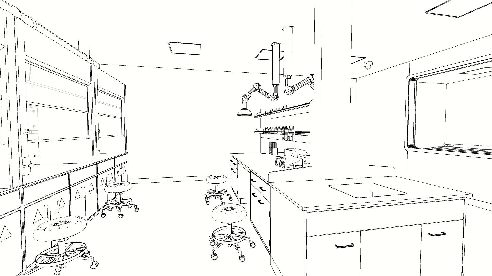 Laboratory 3D Model - TurboSquid 1988738