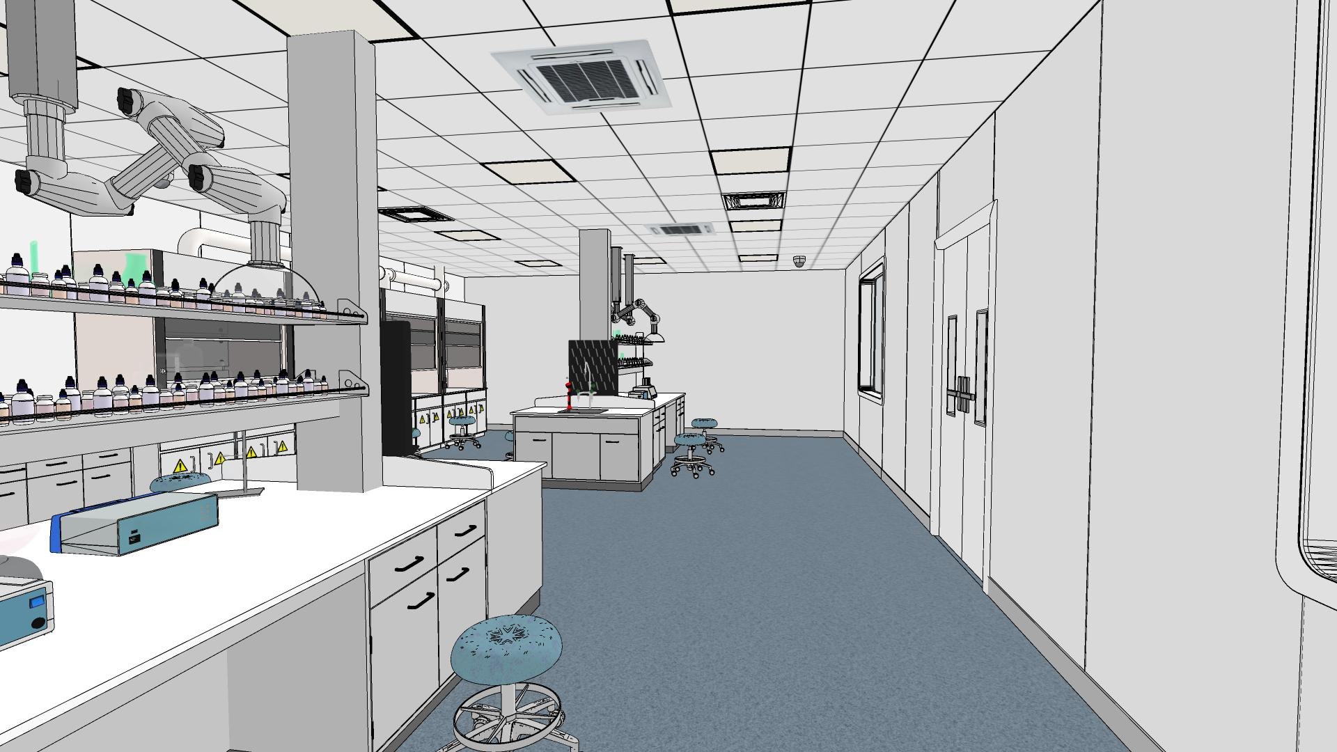 Laboratory 3D Model - TurboSquid 1988738