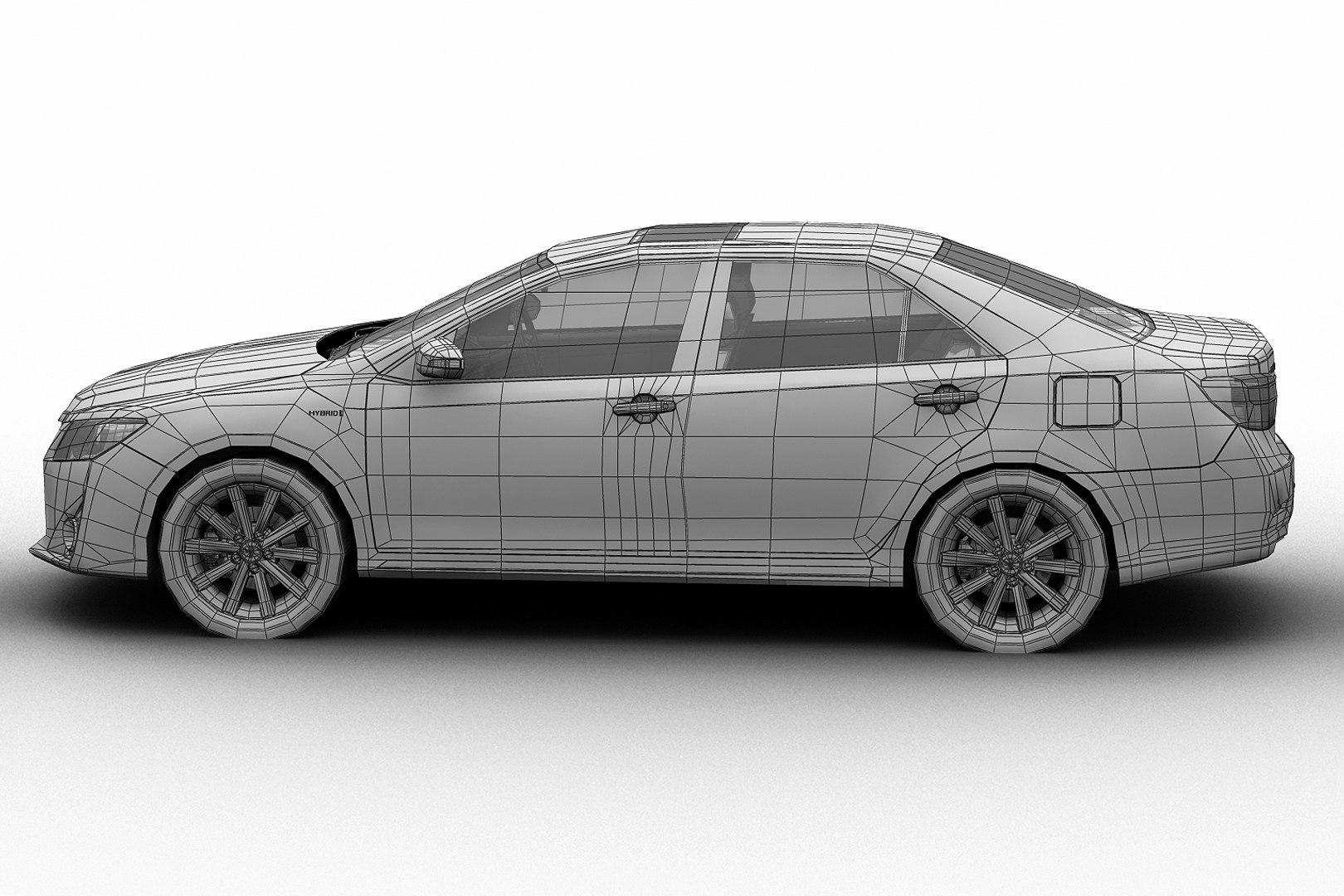 3d Model Toyota Camry Hybrid