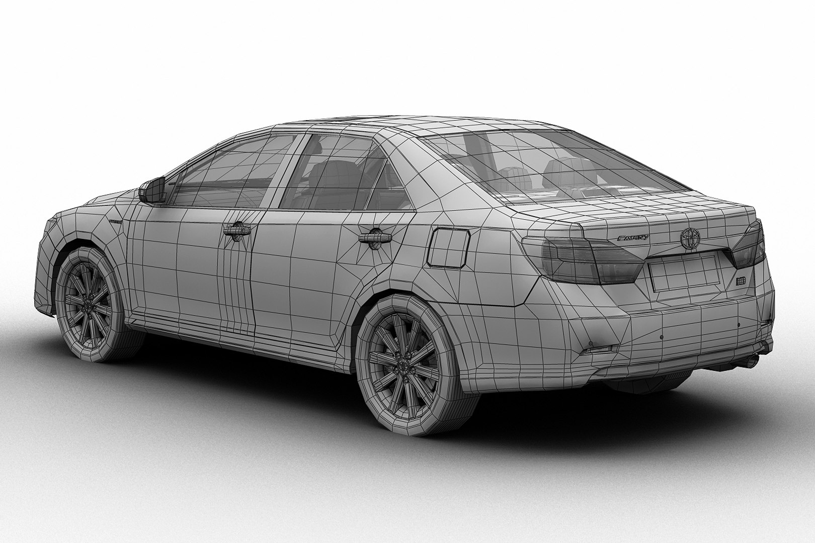 3d Model Toyota Camry Hybrid