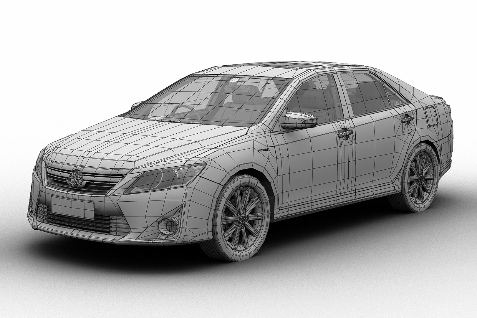 3d Model Toyota Camry Hybrid