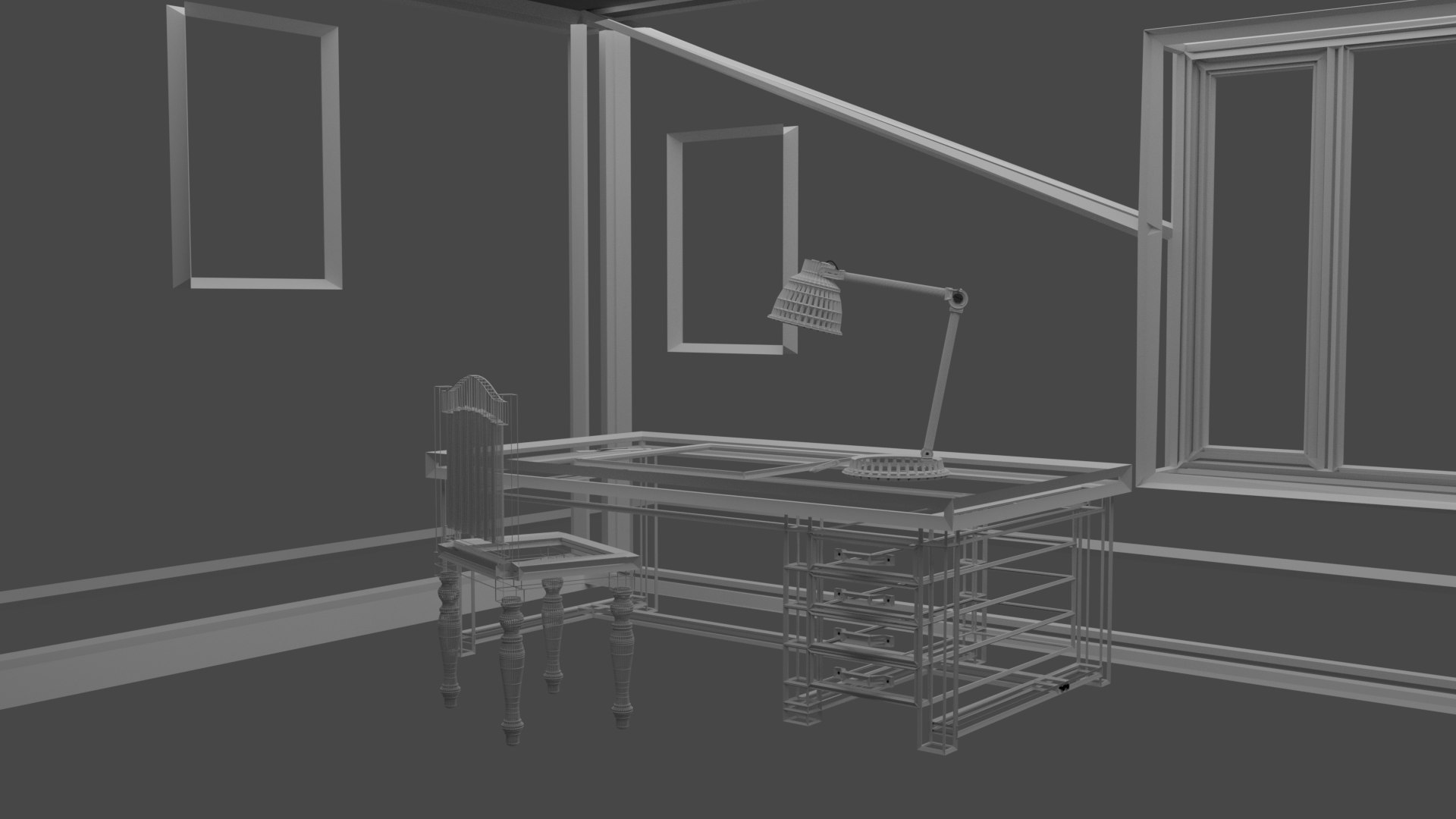 3D Simple Room Model - TurboSquid 1378512