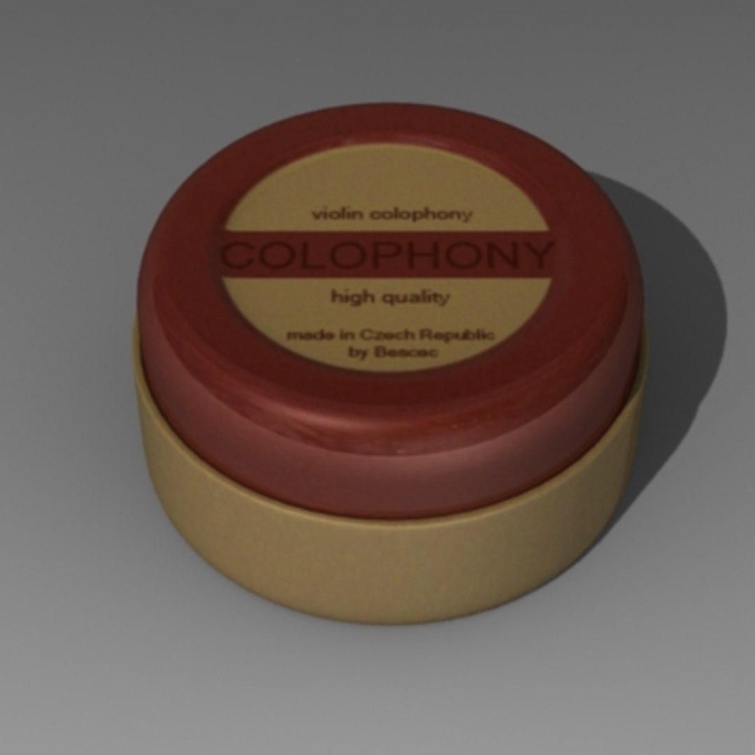 3d Model Colophony