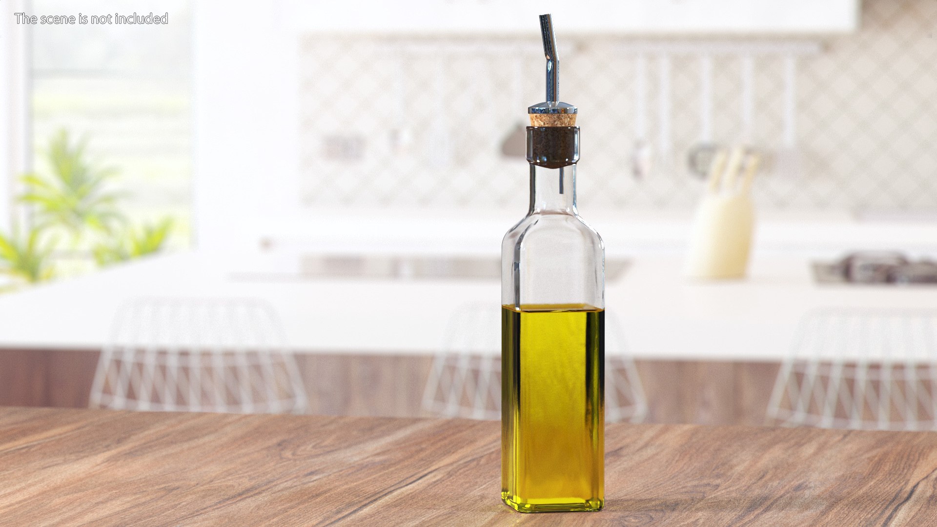 Square Olive Oil Bottle Dispenser 3D Model - TurboSquid 2133335