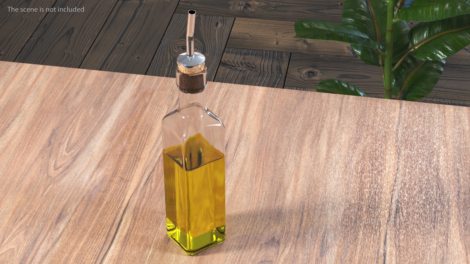 Square Olive Oil Bottle Dispenser 3D Model - TurboSquid 2133335