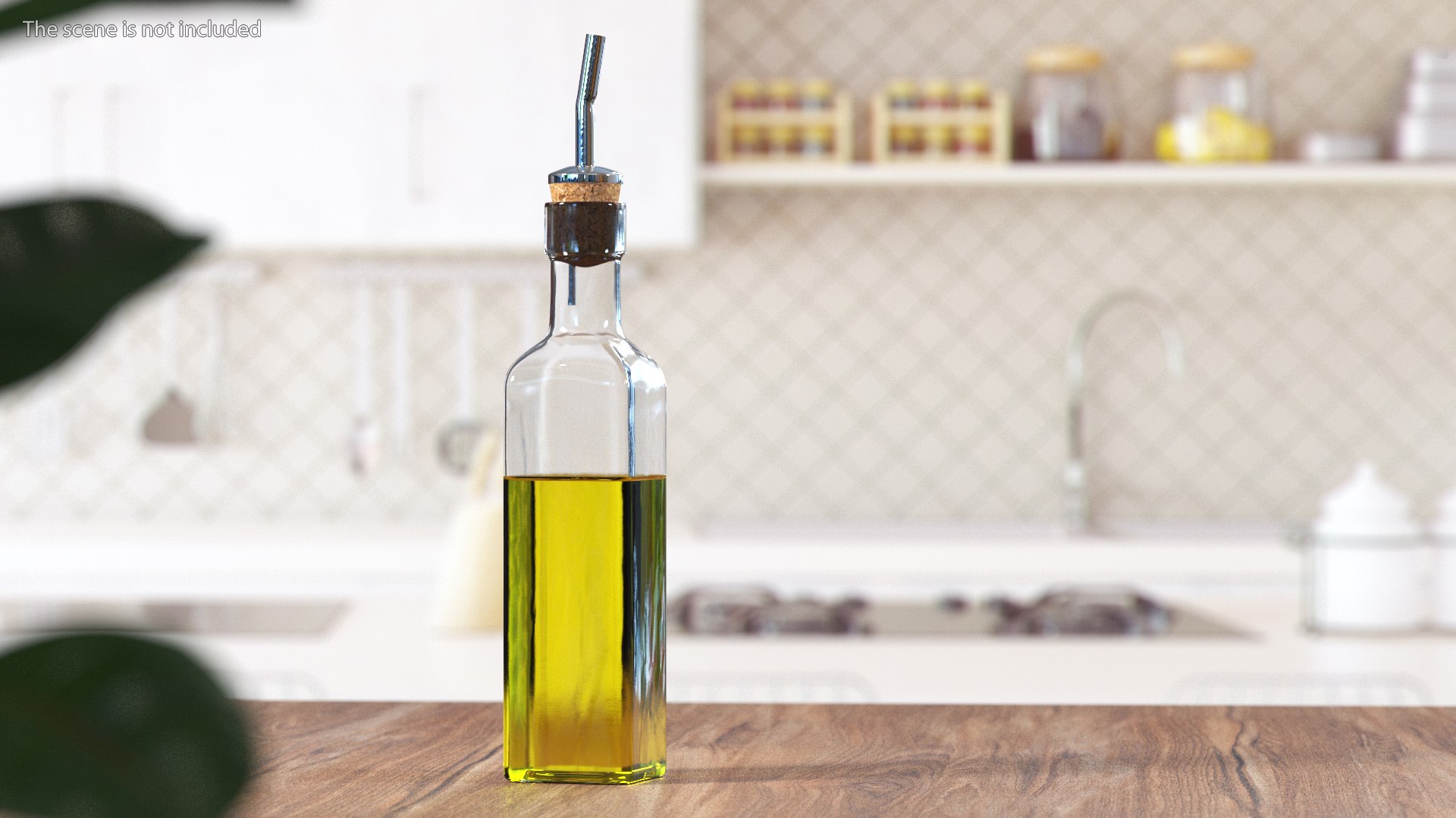 Square Olive Oil Bottle Dispenser 3D Model - TurboSquid 2133335