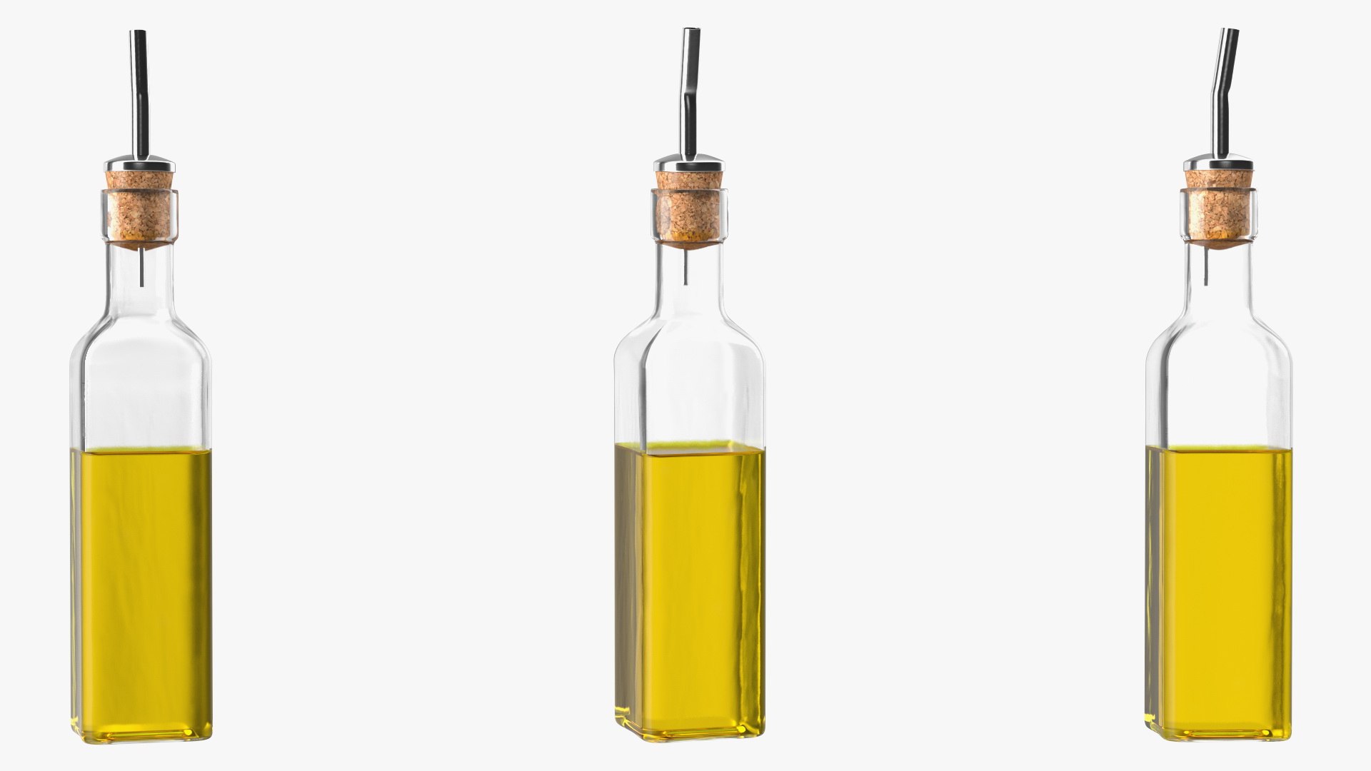 Square Olive Oil Bottle Dispenser 3D Model - TurboSquid 2133335