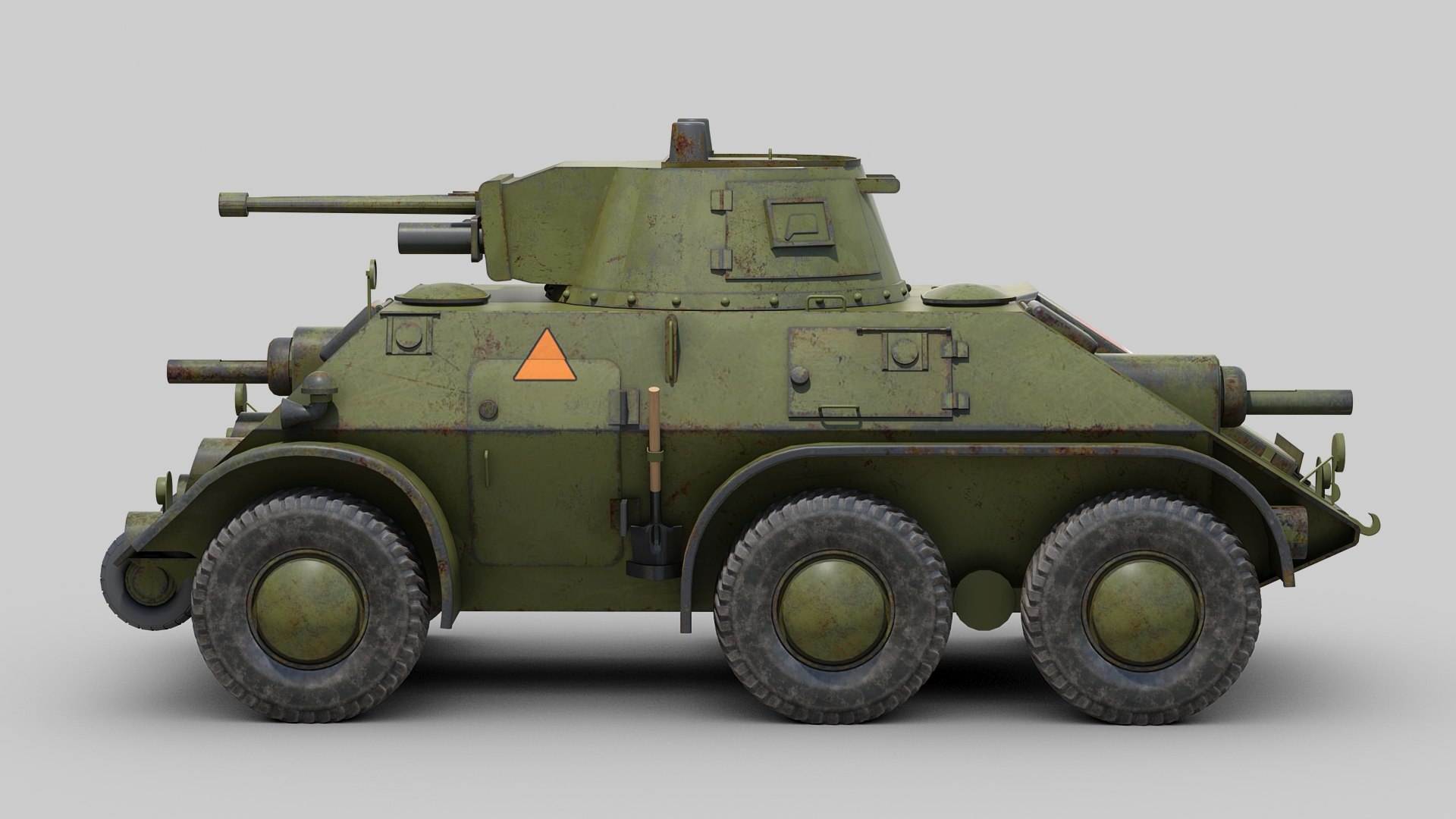 Ww2 Daf M39 Armored 3D Model - TurboSquid 1533467