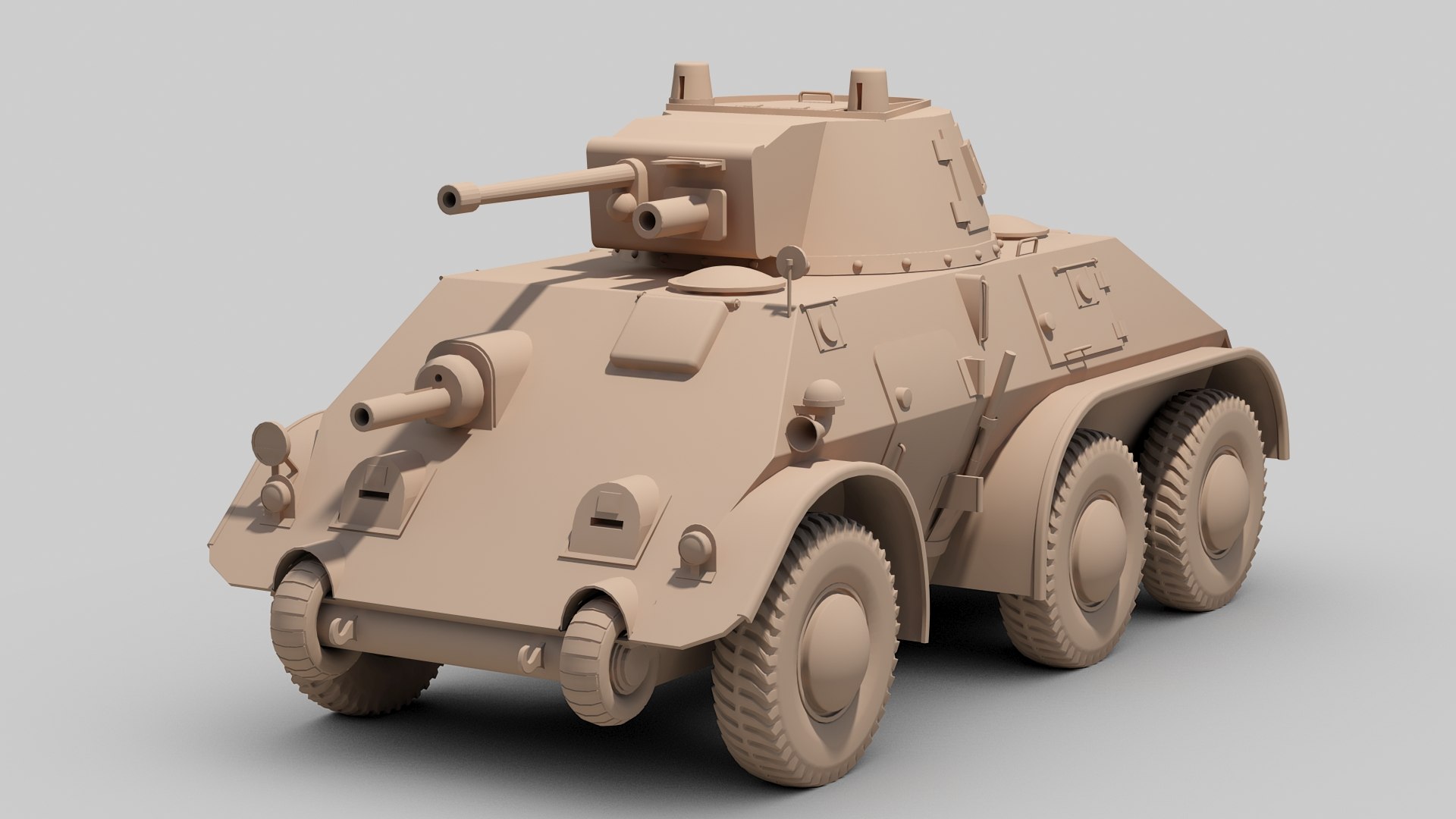 Ww2 Daf M39 Armored 3D Model - TurboSquid 1533467