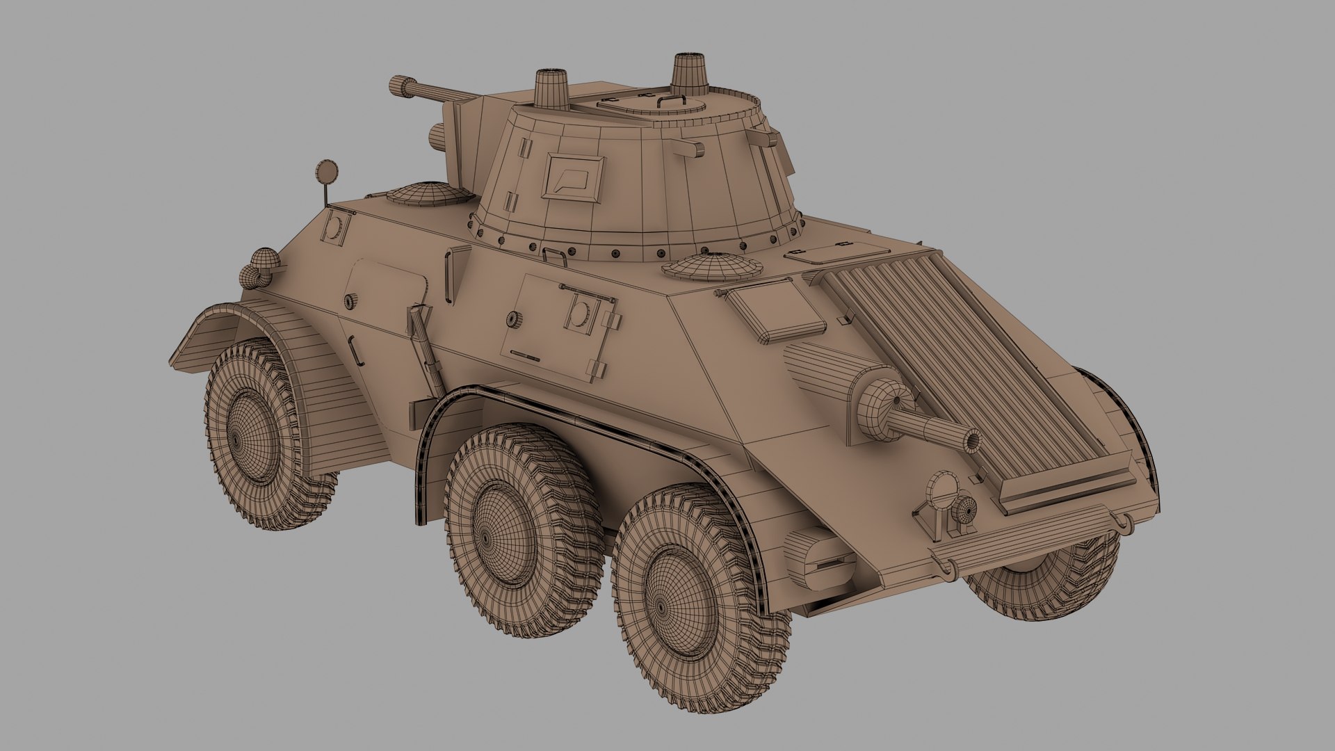 Ww2 Daf M39 Armored 3D Model - TurboSquid 1533467