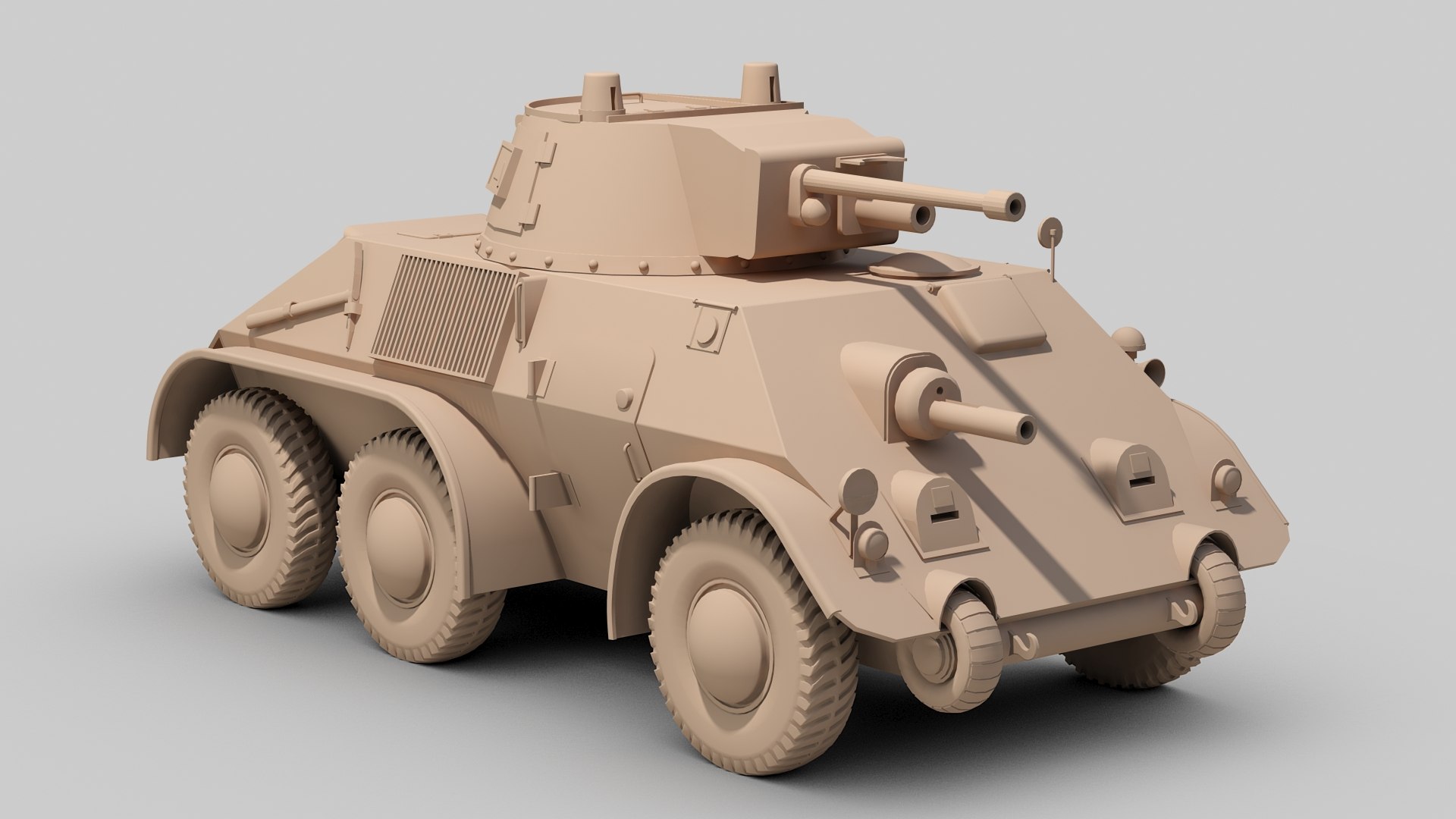 Ww2 Daf M39 Armored 3D Model - TurboSquid 1533467