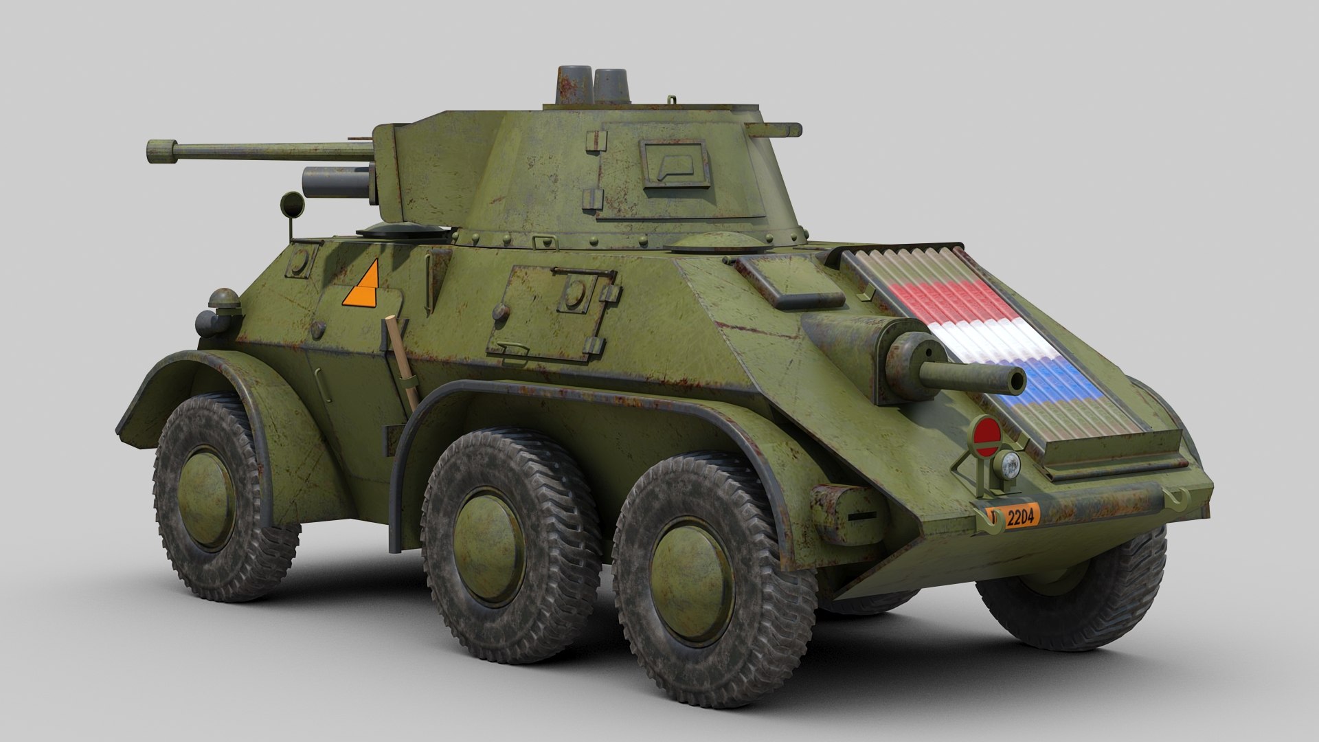 Ww2 Daf M39 Armored 3D Model - TurboSquid 1533467