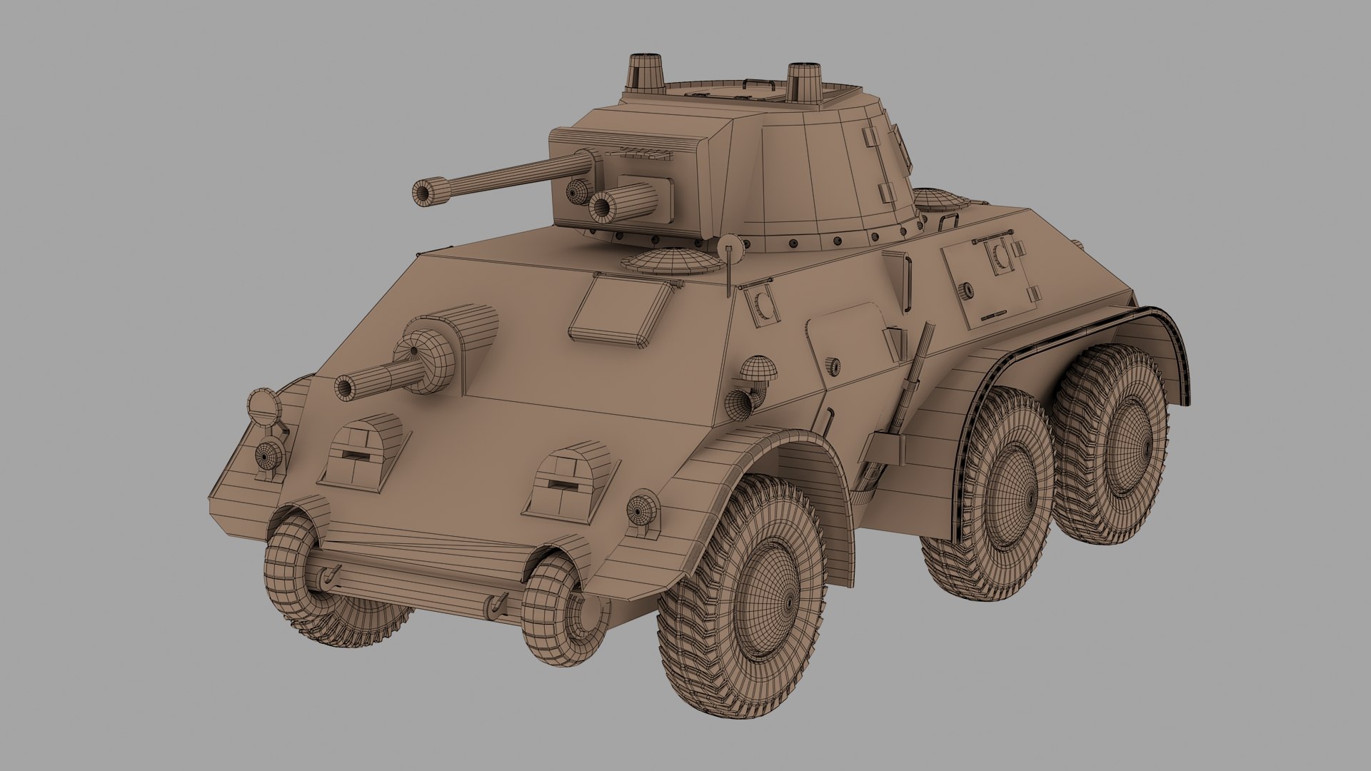 Ww2 Daf M39 Armored 3D Model - TurboSquid 1533467