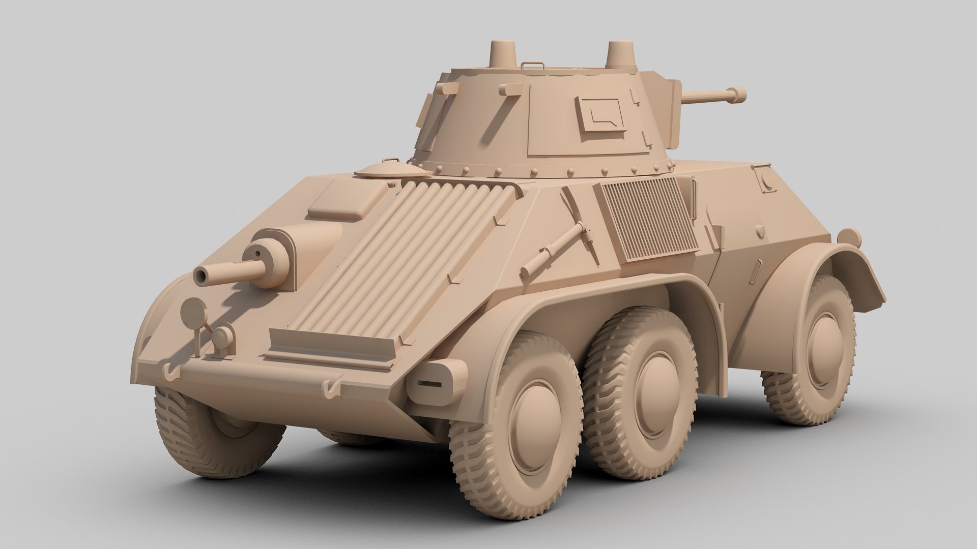 Ww2 Daf M39 Armored 3D Model - TurboSquid 1533467