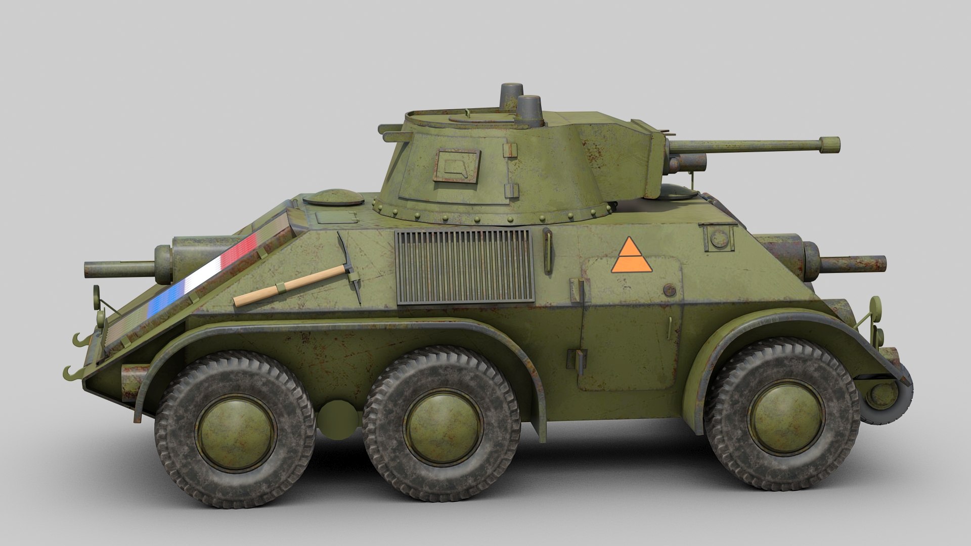 Ww2 Daf M39 Armored 3D Model - TurboSquid 1533467