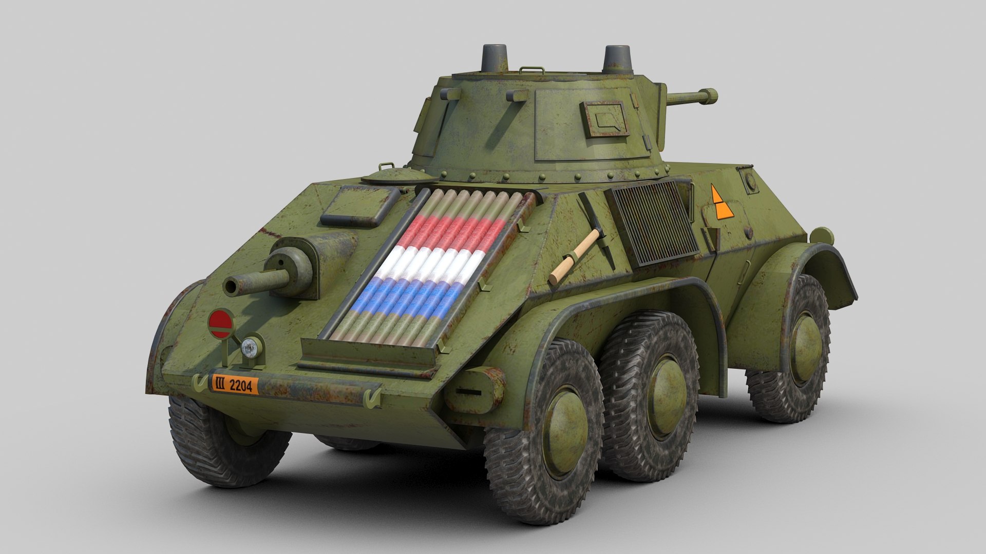 Ww2 Daf M39 Armored 3D Model - TurboSquid 1533467